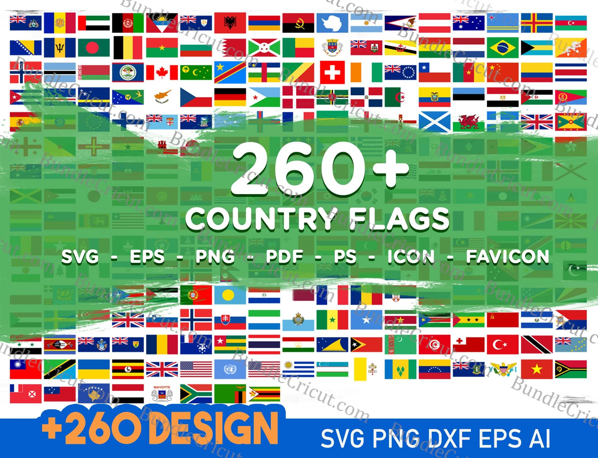 All Country Flags SVG | Inspire Uplift