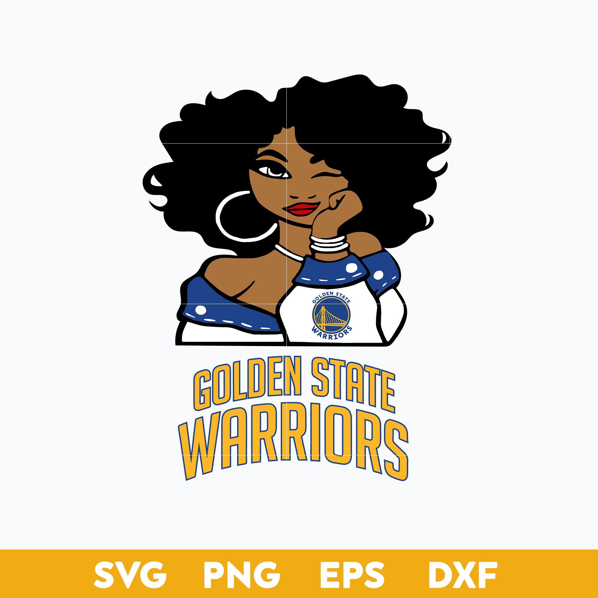Golden State Warriors Girl SVG, Golden State Warriors SVG, N | Inspire ...