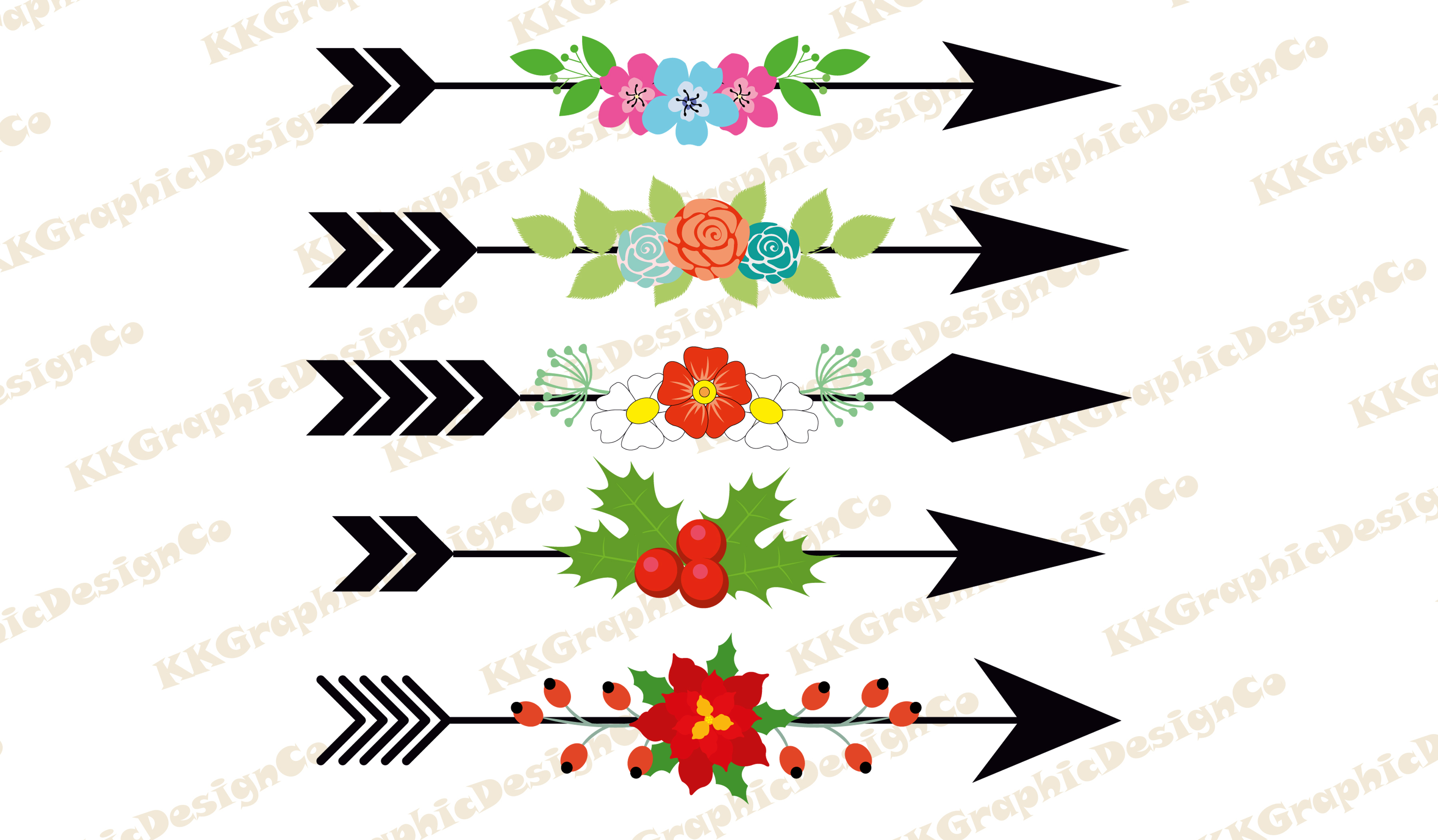 Arrow flowers svg. arrow svg, Arrow clipart, Arrow with flow - Inspire ...