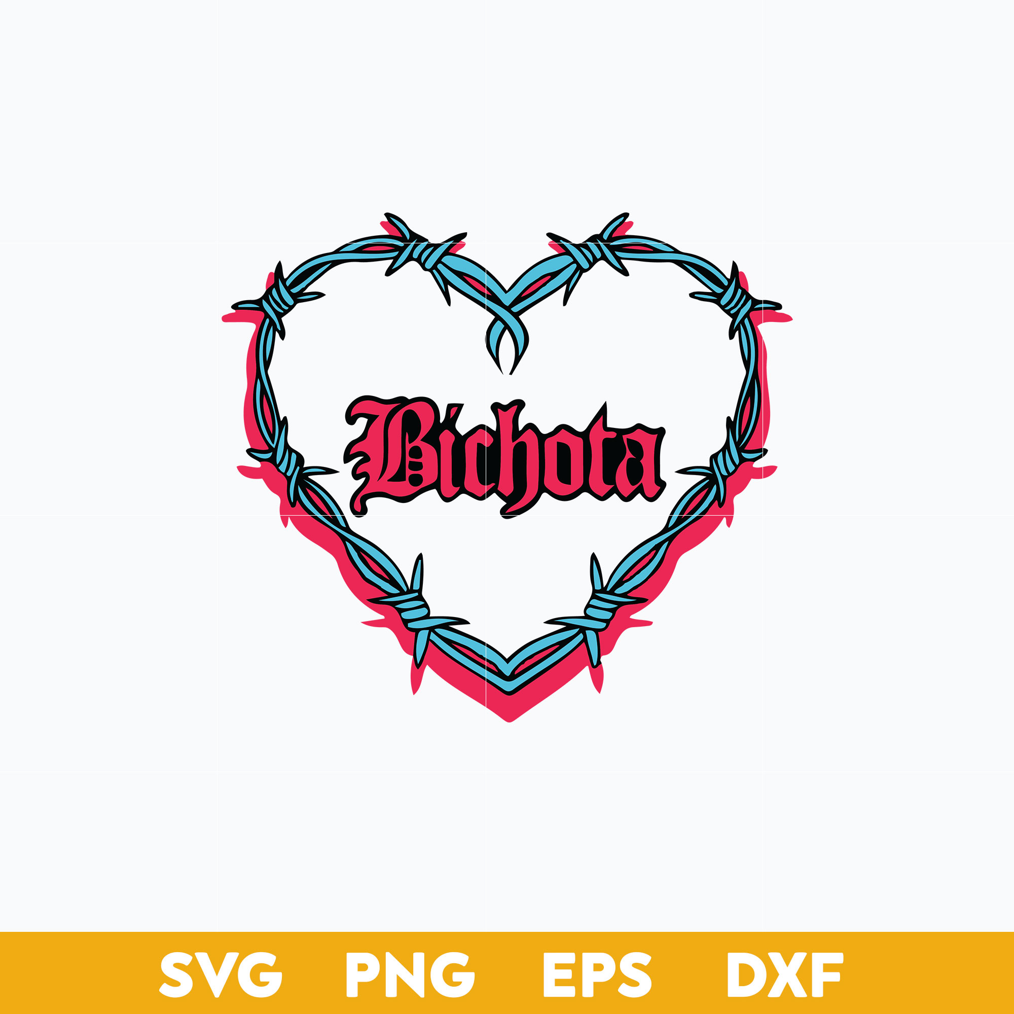 Bichota Heart SVG, Karol G Bichota SVG, Bichota SVG, PNG DXF | Inspire ...
