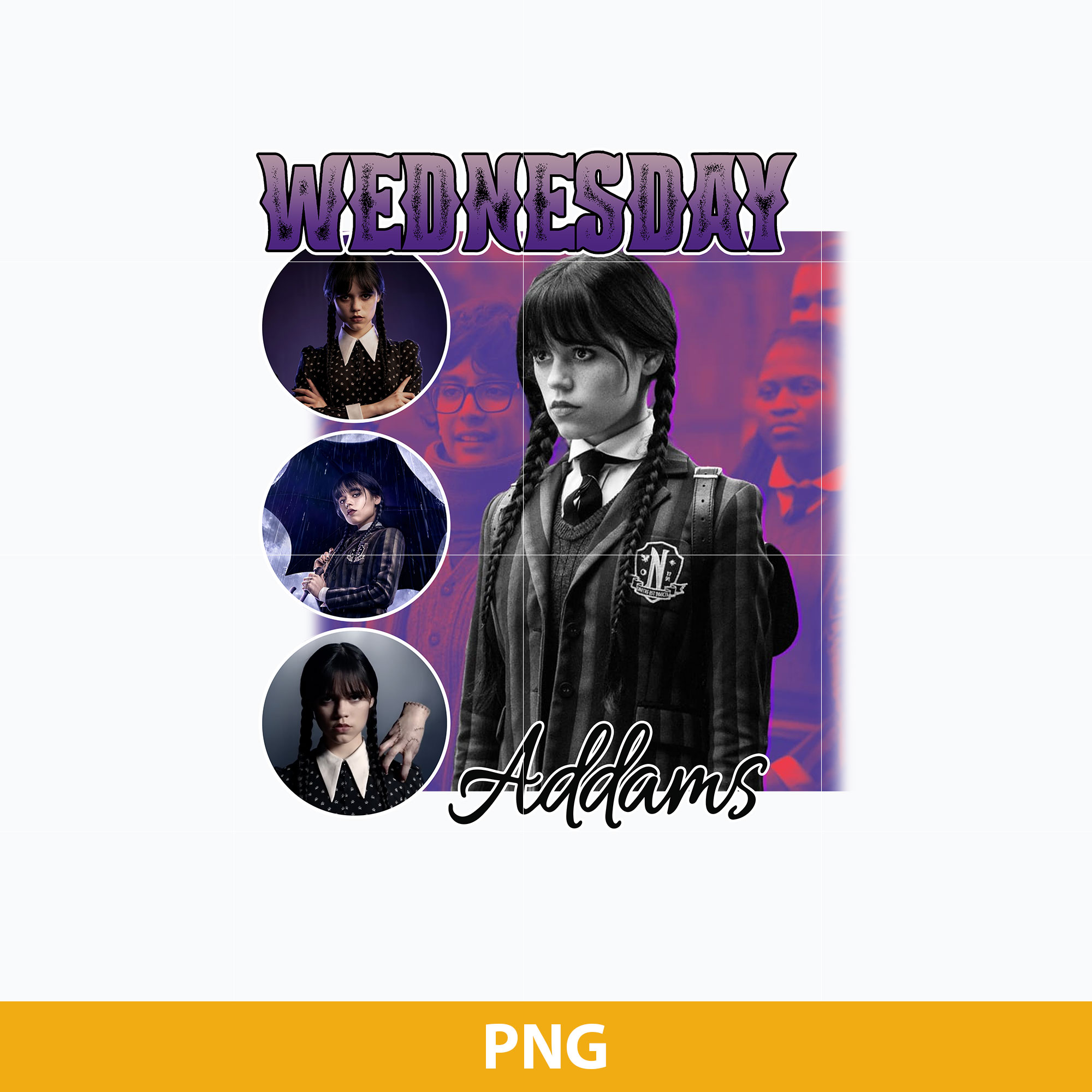 Wednesday Addams PNG, Wednesday Girl With Umbrella PNG, Wedn | Inspire ...