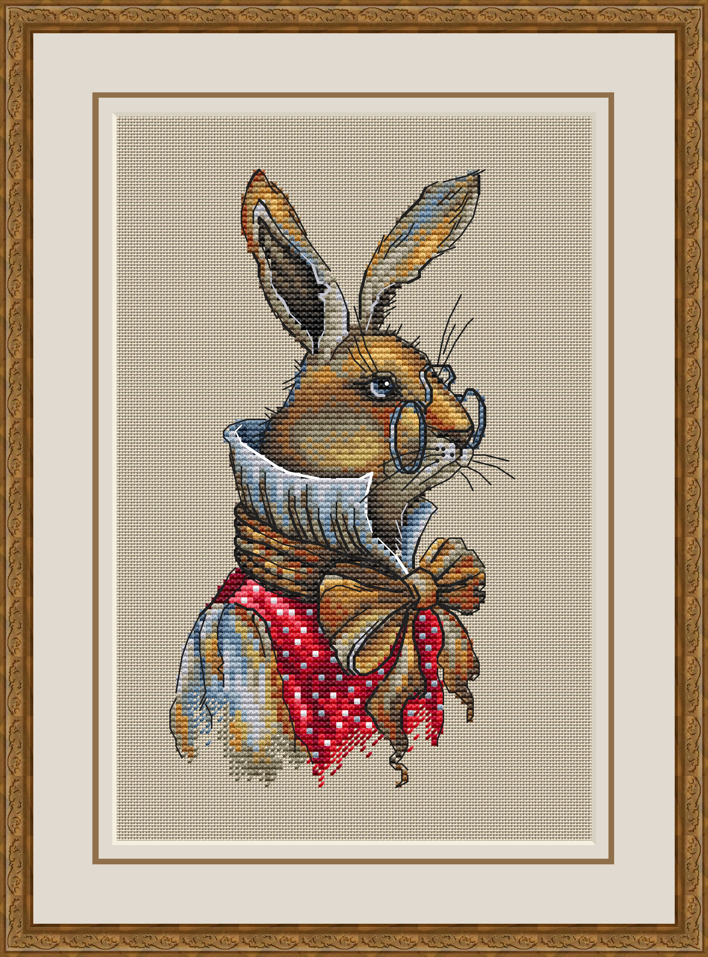 Mr Rabbit Cross Stitch Pattern Bunny Cross Stitch Pattern Ba | Inspire ...