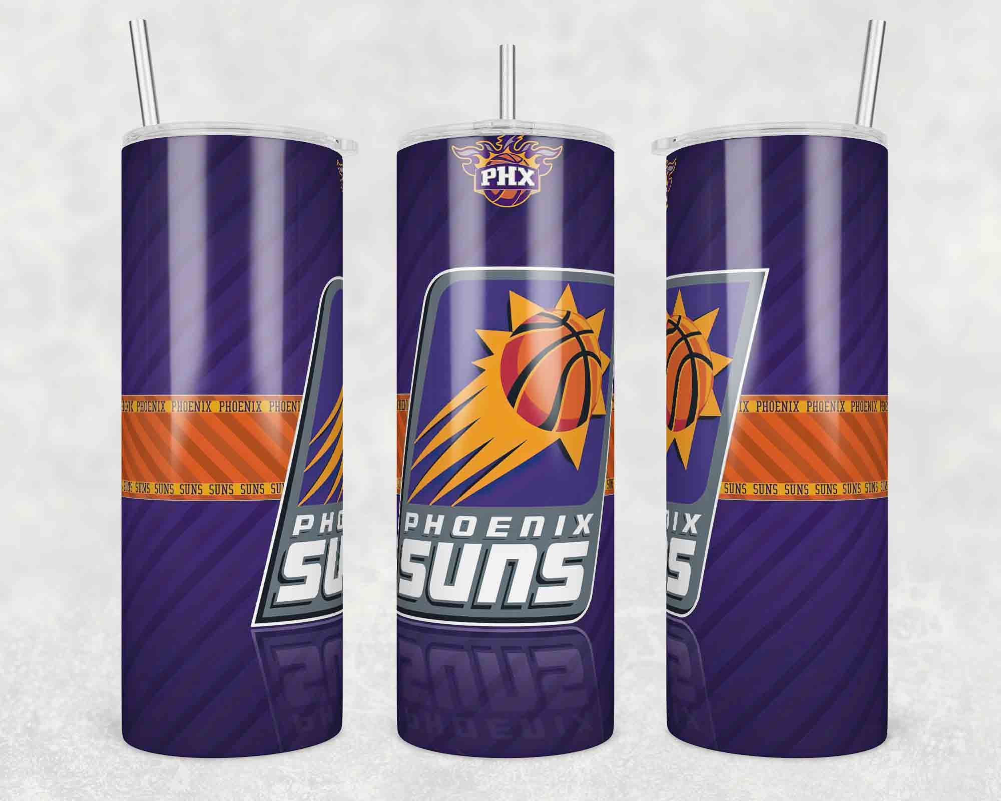 Phoenix Suns Basketball Tumbler Wrap, 20oz Tumbler Design St - Inspire ...