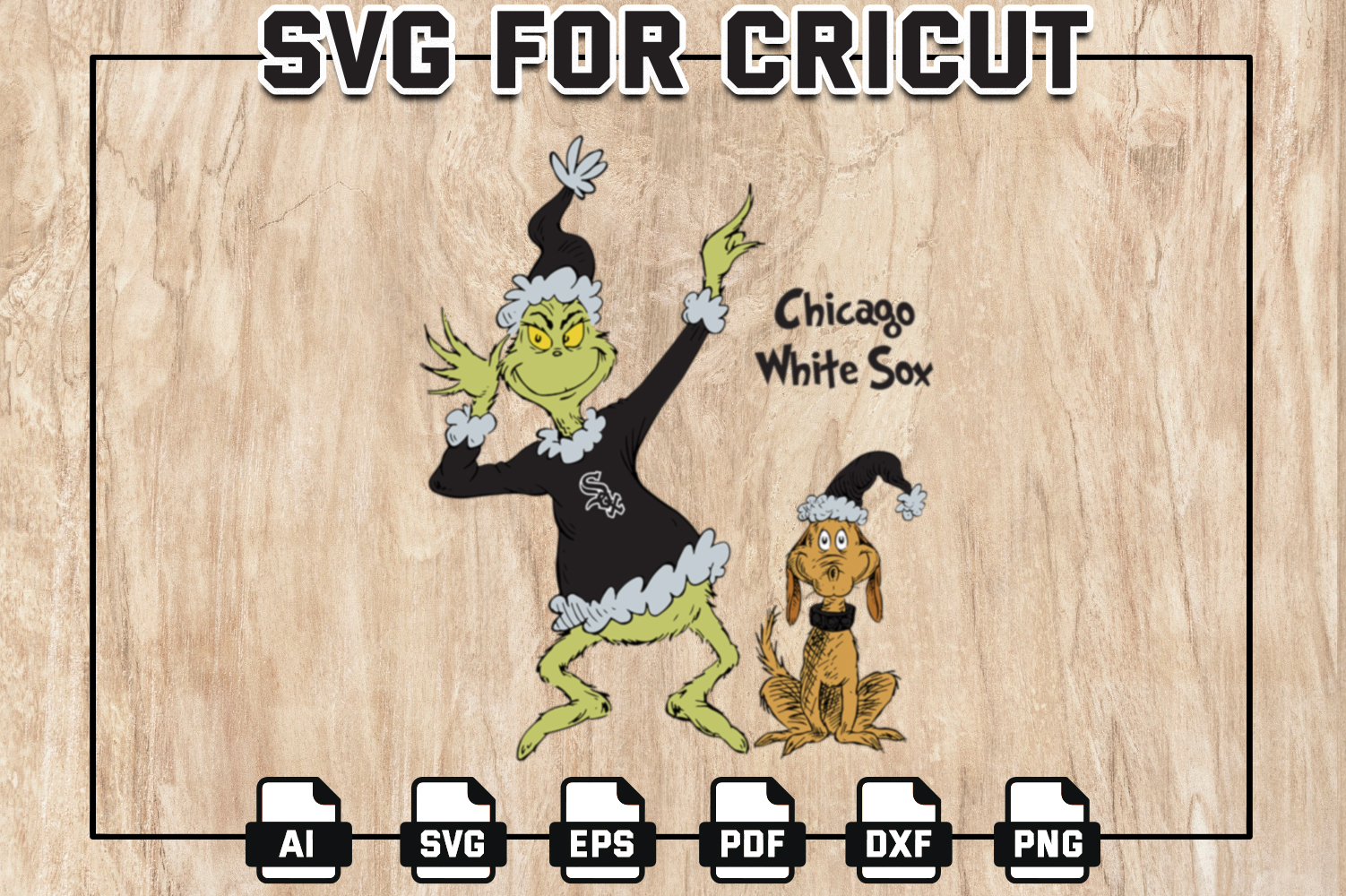 Grinch Chicago White Sox Baseball Team Svg, Grinches, Grinch | Inspire ...
