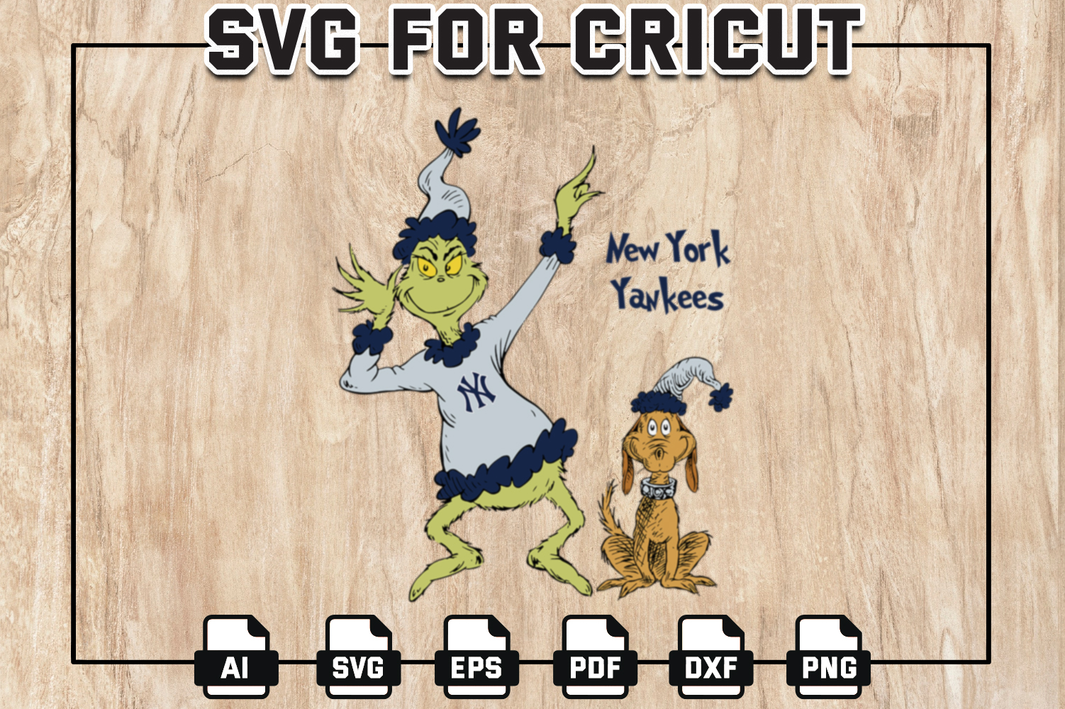 Grinch New York Yankees Baseball Team Svg, Grinches New York | Inspire ...
