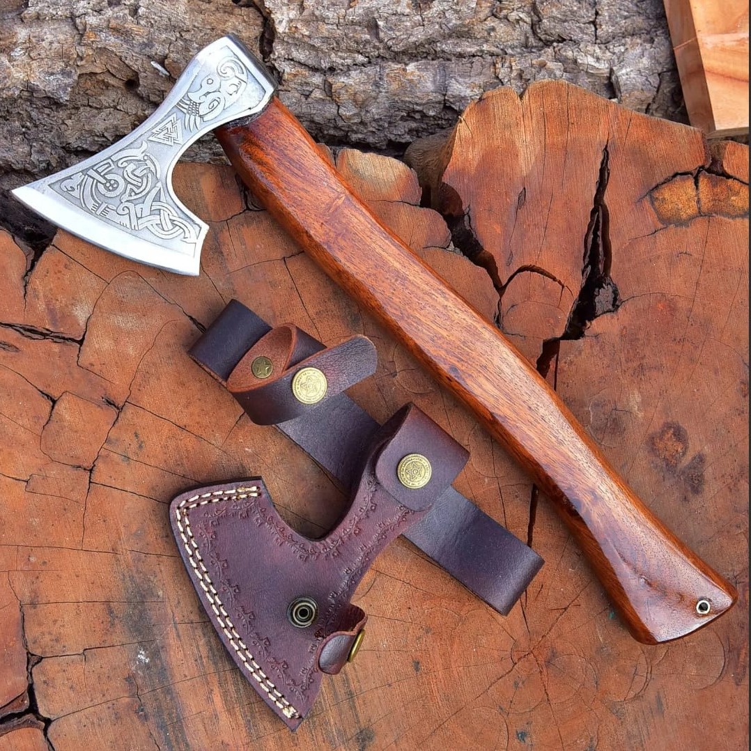 Handmade Camping Hatchet Tomahawk Axe Survival and Hunting | Inspire Uplift