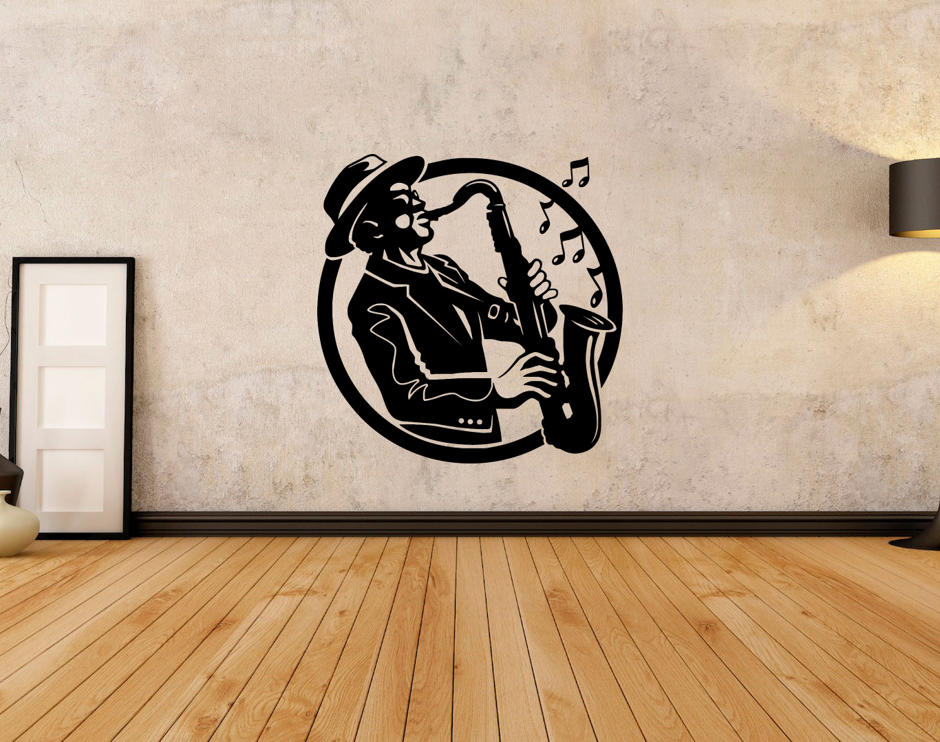 Jazz And Saxophone Sticker Jazz Music Wall Sticker Vinyl Dec | Inspire ...