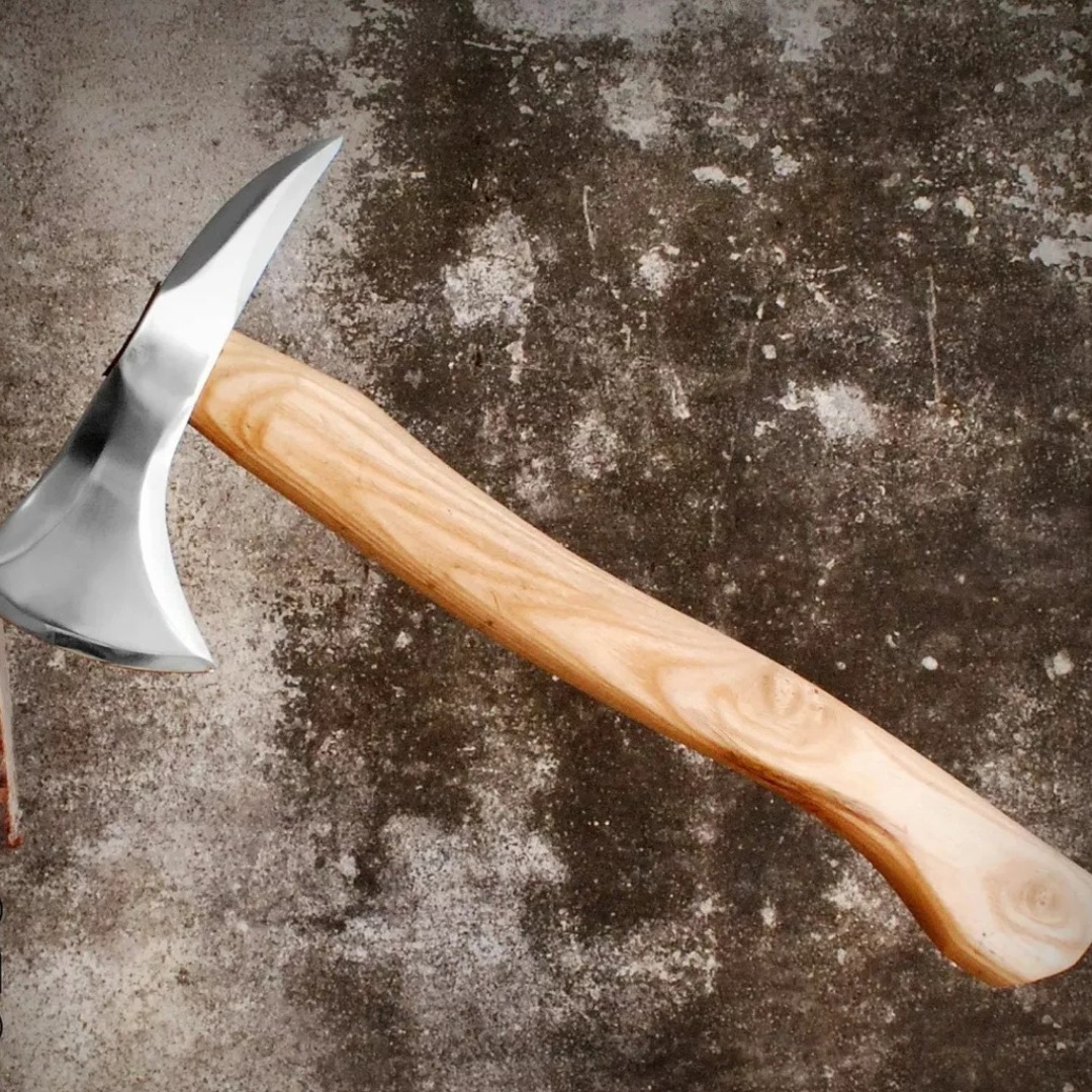 Camping Tomahawk Axe Viking Carbon Steel Survival Hunting Ax | Inspire ...