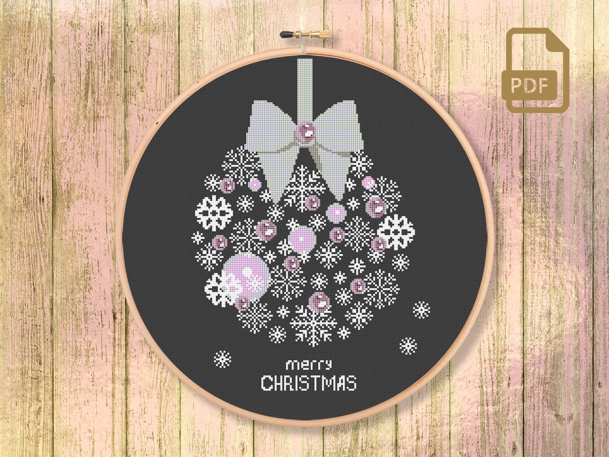 Christmas Tree Toy Cross Stitch Pattern #mch_015 - Inspire Uplift