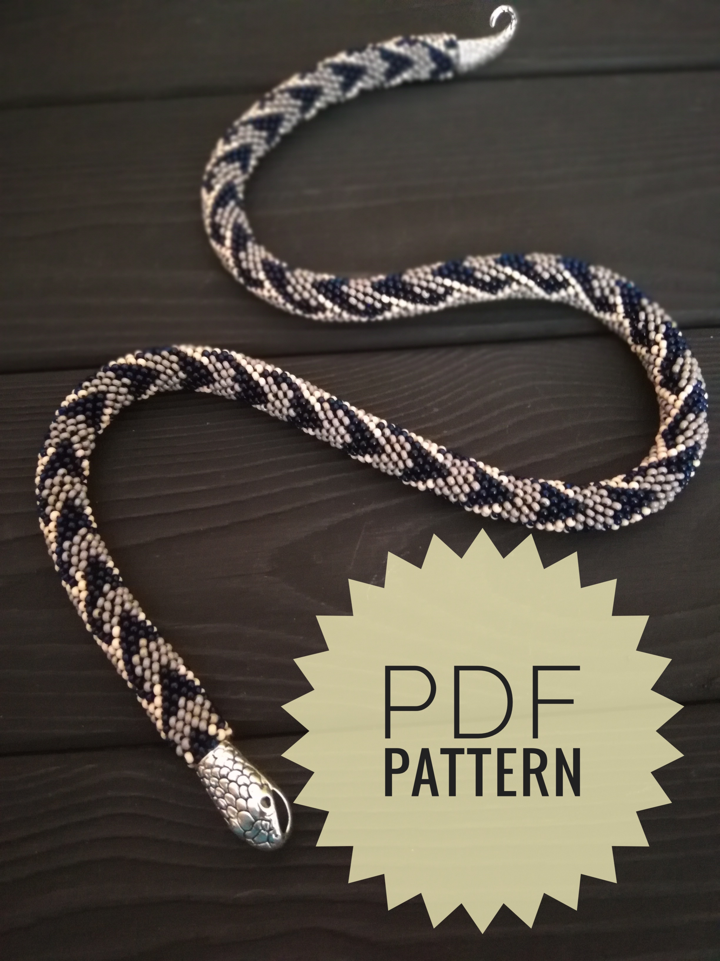 PDF Bead Crochet Pattern , Pattern for Necklace and Bracelet | Inspire ...