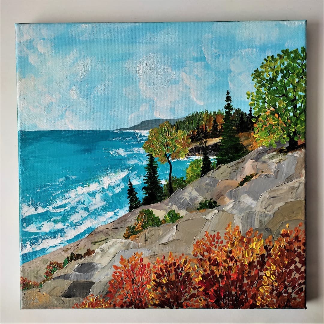 American landscape painting, Original landscape painting, Na | Inspire ...