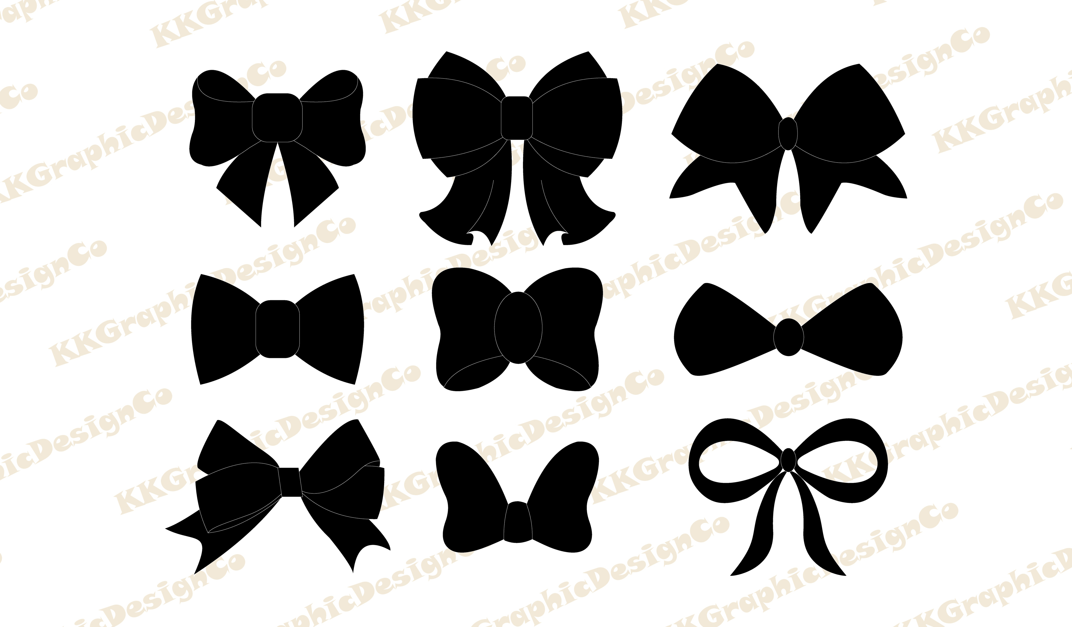 Bow svg Bows svg Bows bundle svg Bow clipart Bow cricut Bow | Inspire Uplift