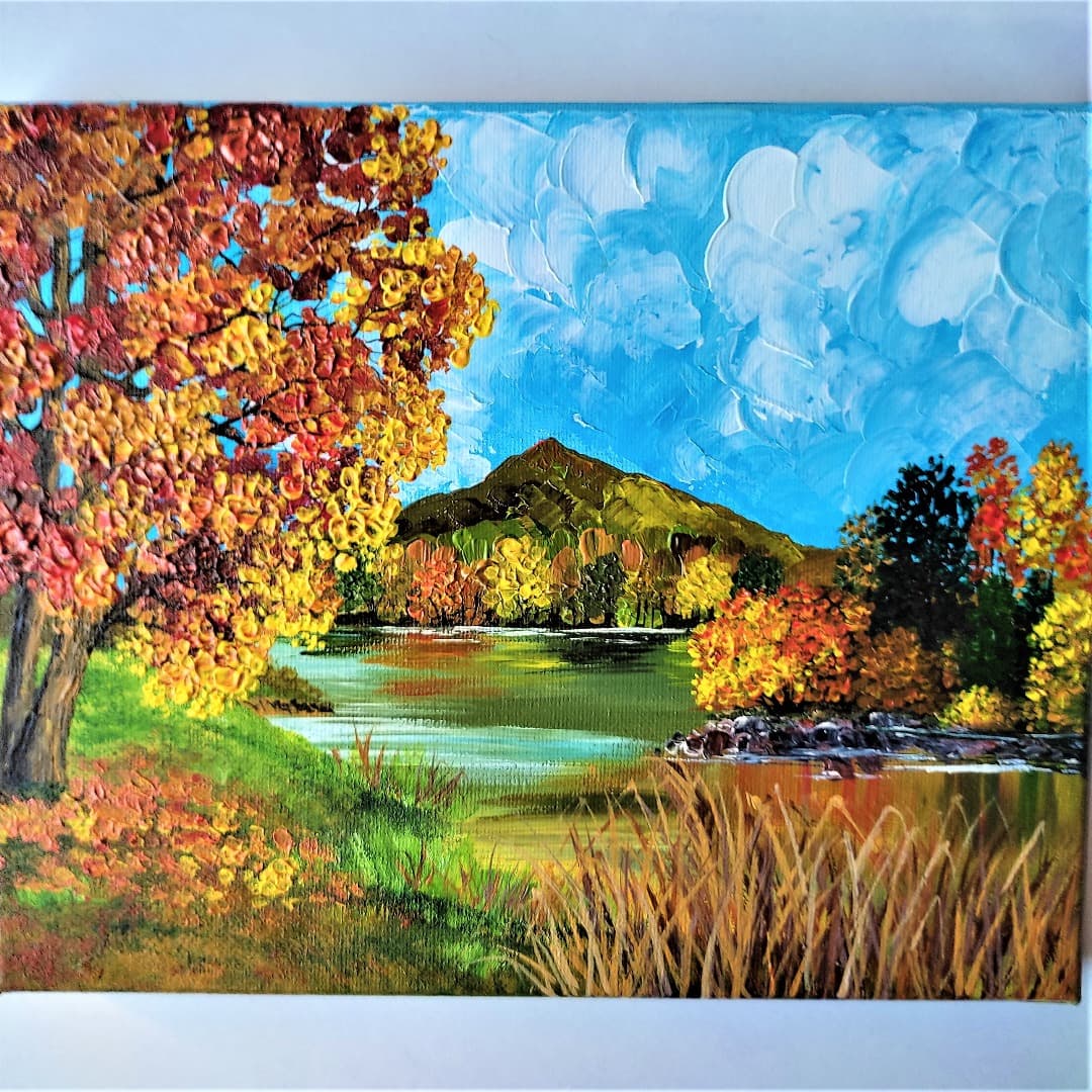Autumn landscape painting, Fall landscape painting, Nature p | Inspire ...