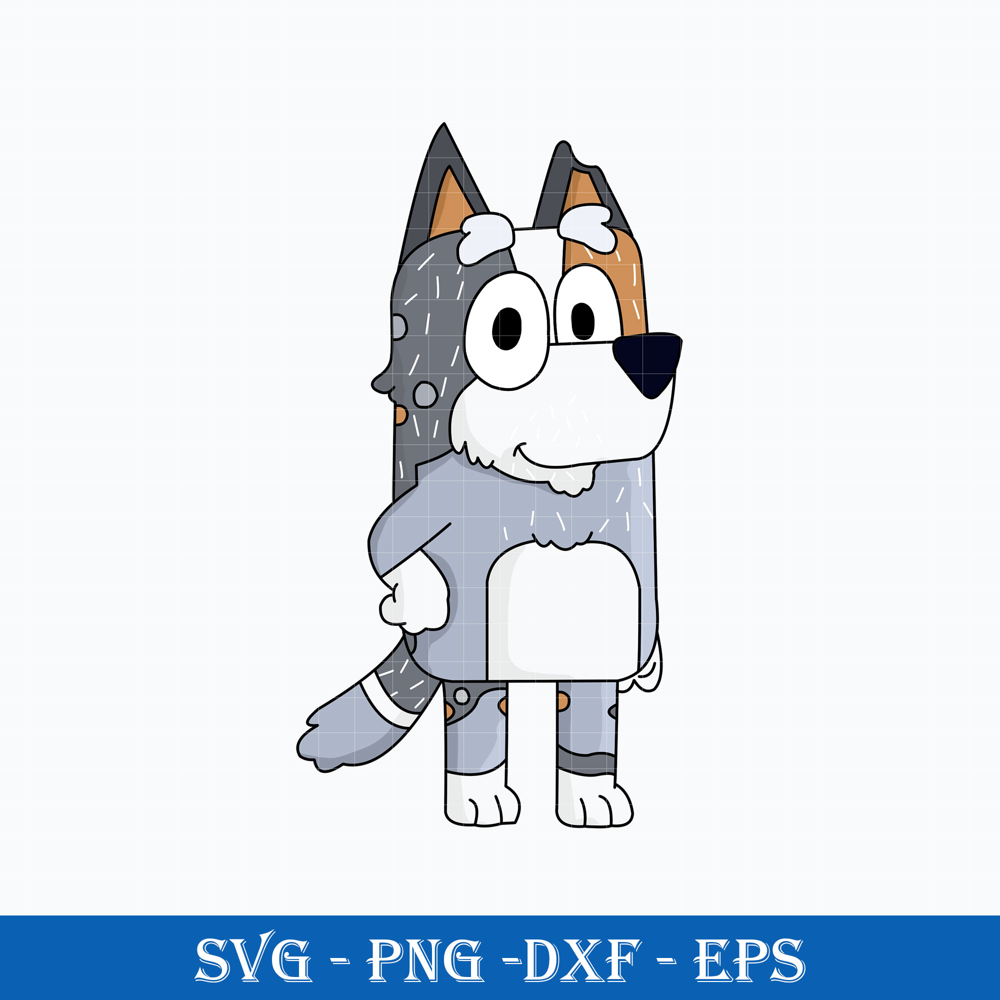 Grandad Bluey SVG, Grandad SVG, Bluey SVG, Cartoon SVG PNG D - Inspire ...