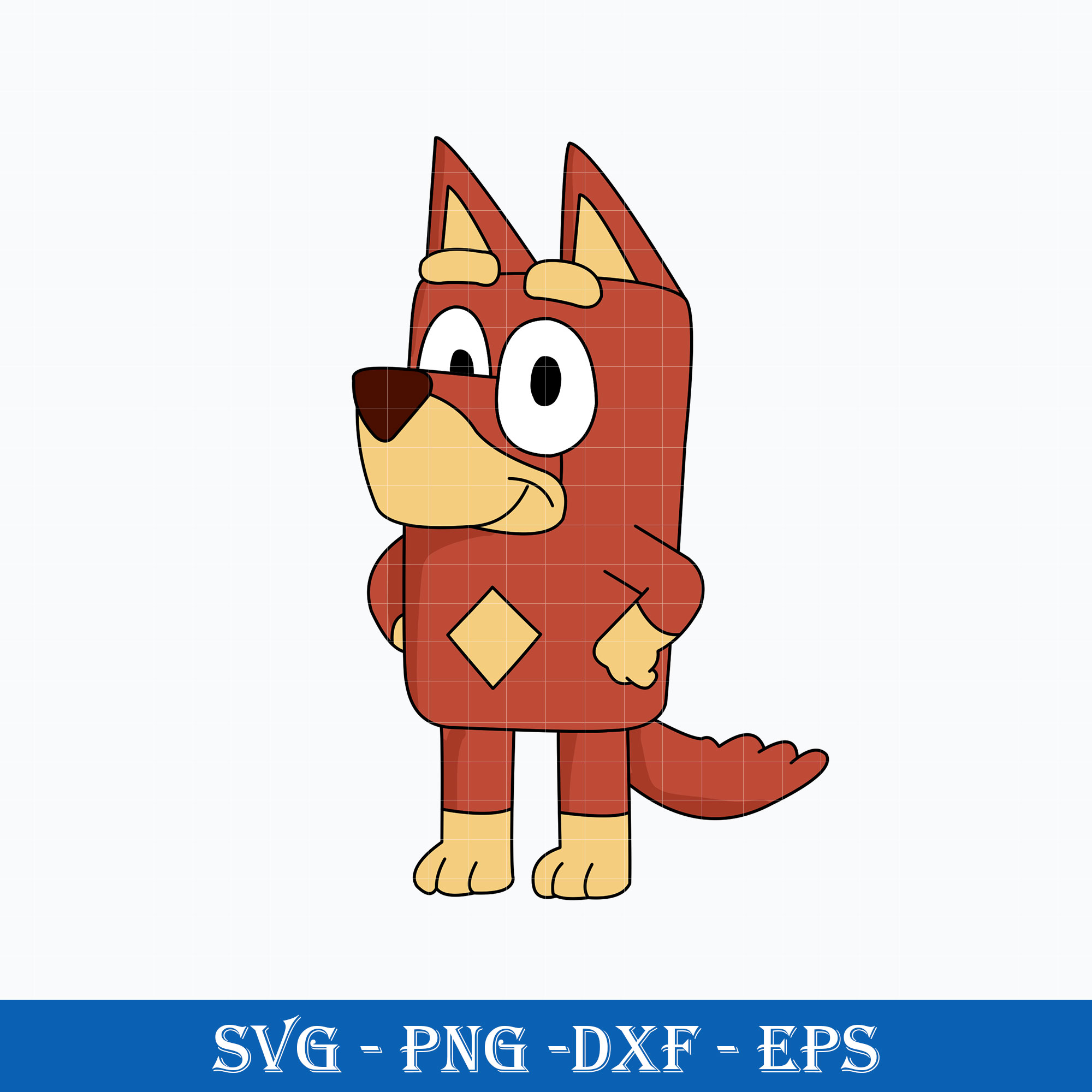 Rusty Bluey SVG, Rusty SVG, Bluey SVG, Cartoon SVG PNG DXF E - Inspire ...
