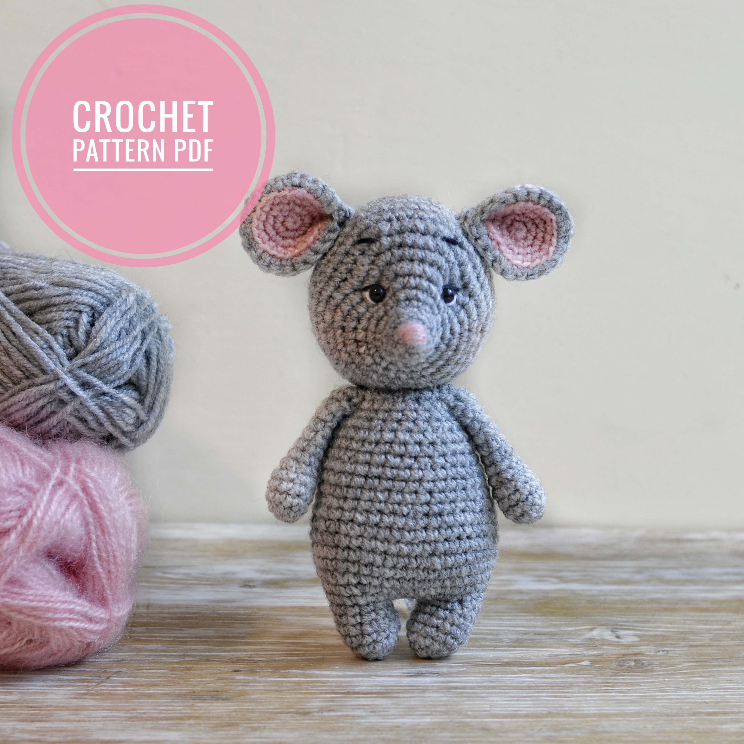 Crochet mouse pattern pdf | Inspire Uplift