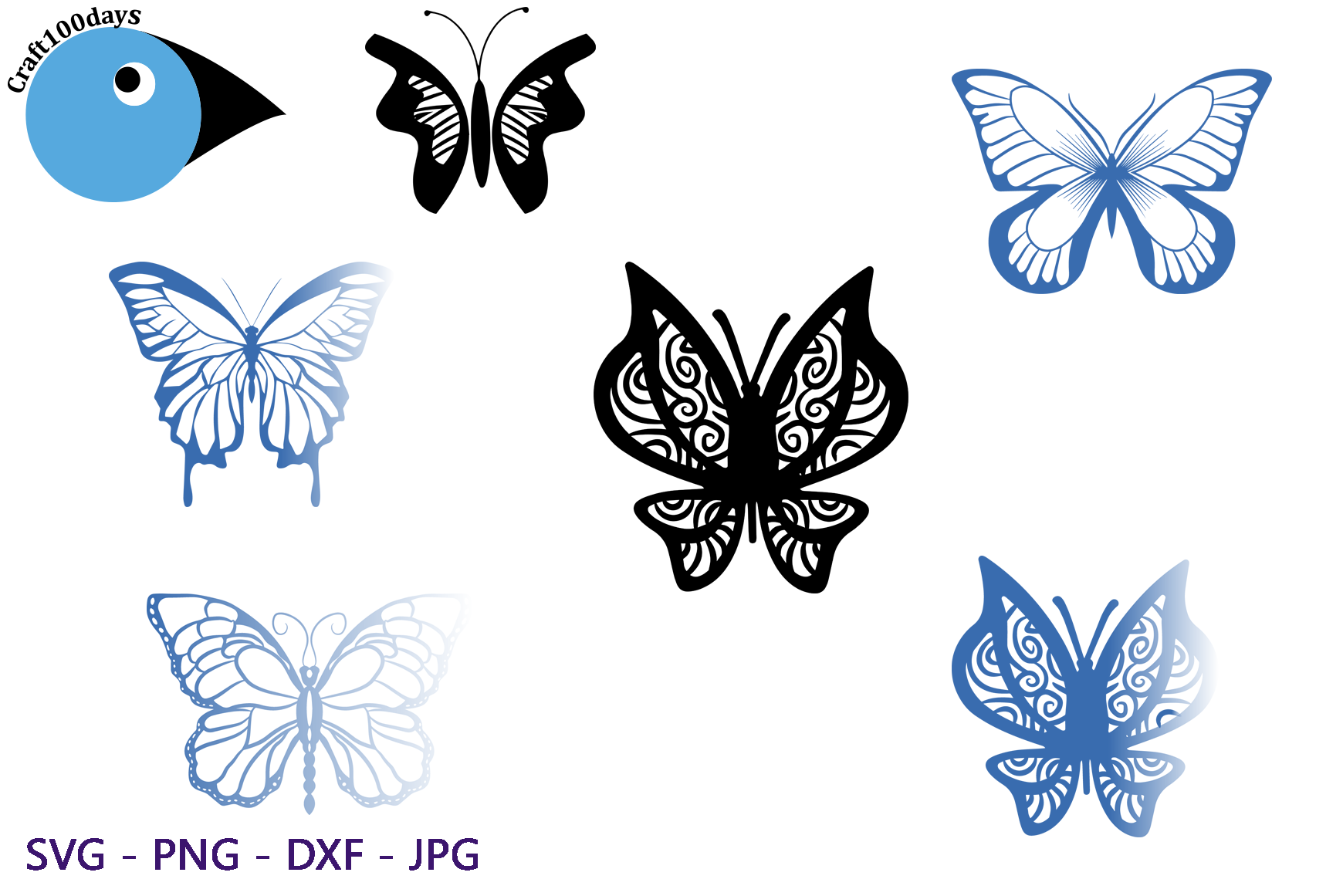 Butterfly svg, Butterfly svg bundle, Layered Butterfly Bundl | Inspire ...
