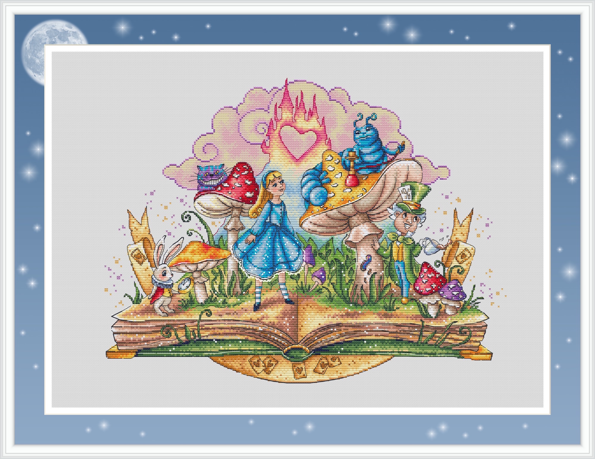 Alice in Wonderland Cross Stitch Pattern Book Cross Stitch P - Inspire ...