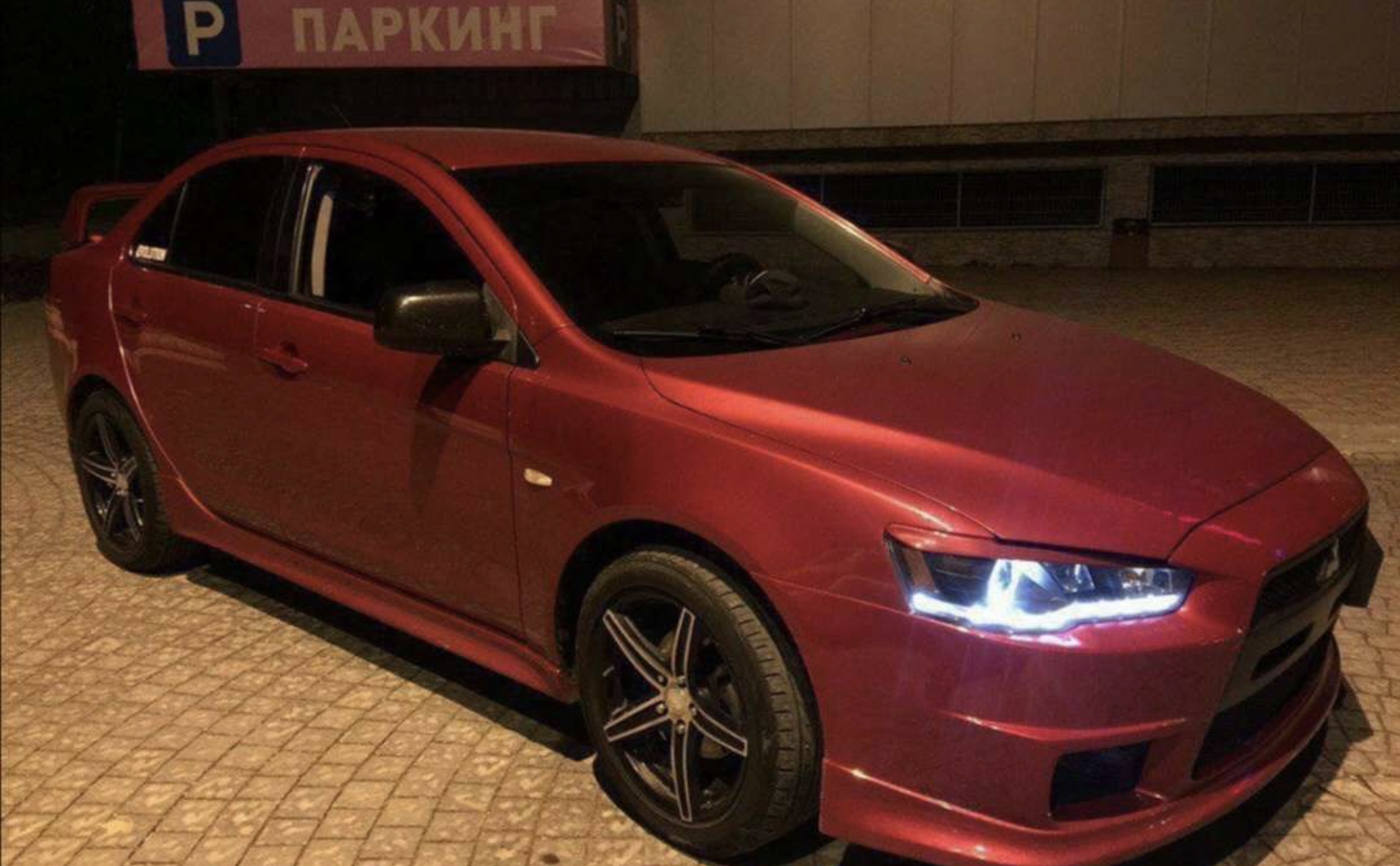 For Mitsubishi Lancer X Front Lights Eyebrows Eyelids Eye Tr - Inspire ...