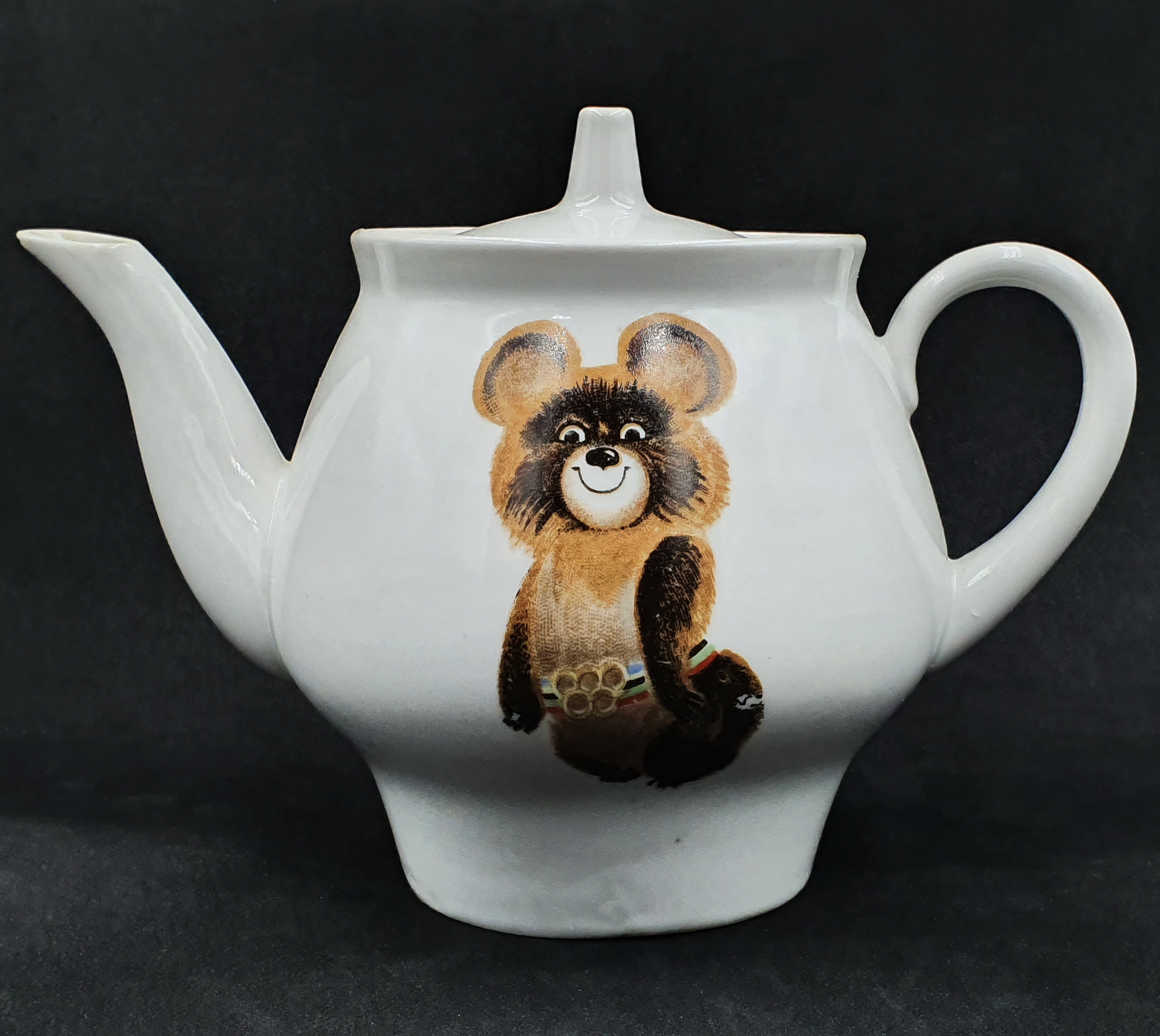 BEAR MISHA Porcelain Teapot USSR Olympic Games Moscow 1980 P | Inspire ...