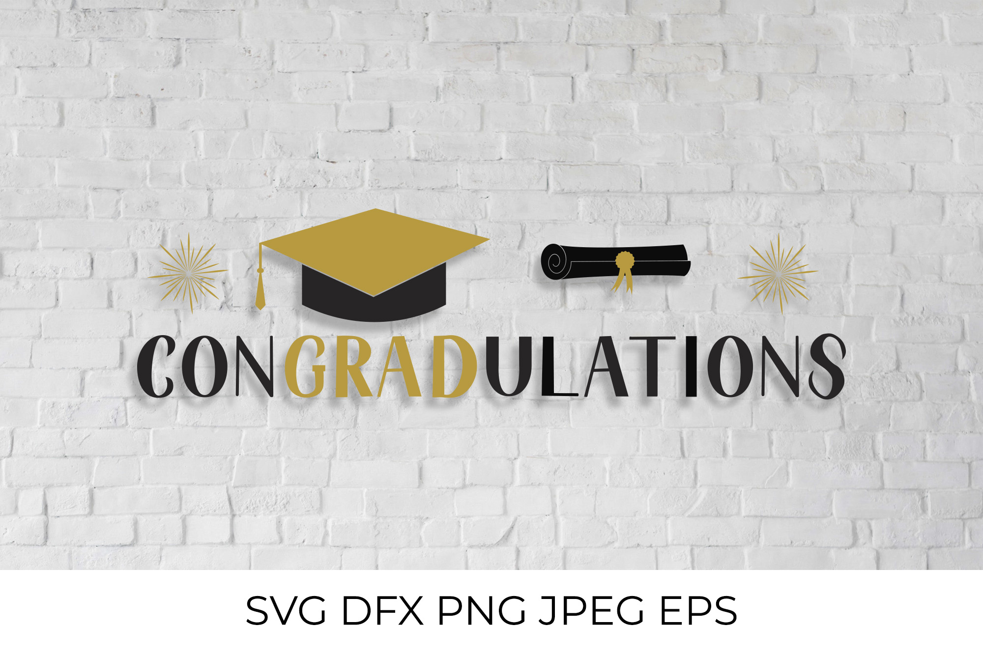 ConGRADutations SVG. Congratulations to graduates - Inspire Uplift