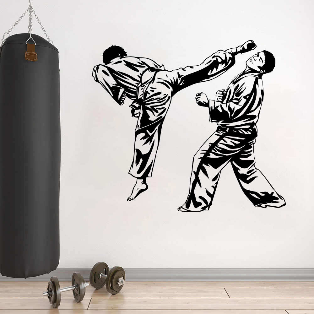 Jiu Jitsu Sticker Japanese Martial Art Wall Sticker Vinyl De - Inspire ...