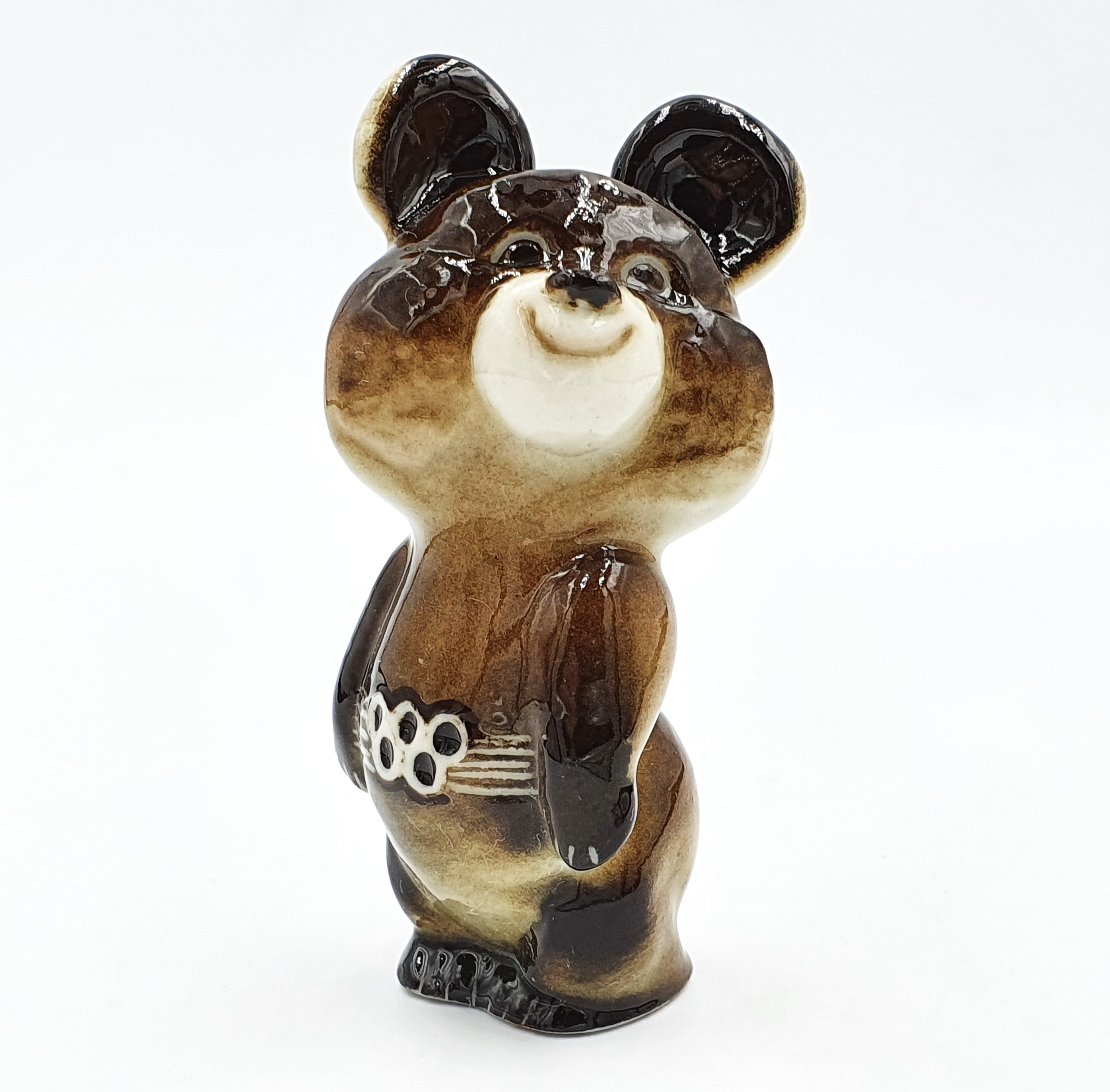 Bear MISHA mascot USSR Olympic Games Moscow 1980 3 inch - Inspire Uplift