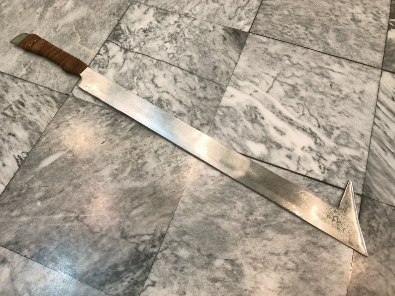 32 Inch Hand forged Machete, Survival Tool, Truck Leaf Sprin | Inspire ...