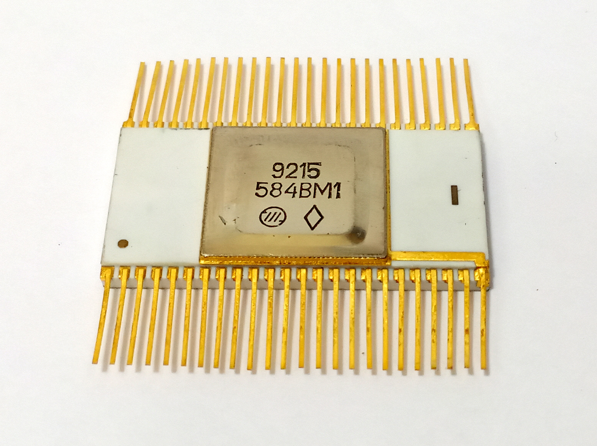K584VM1 - Earlier I2L Gold Planar 4-bit CPU for Military Obj | Inspire ...