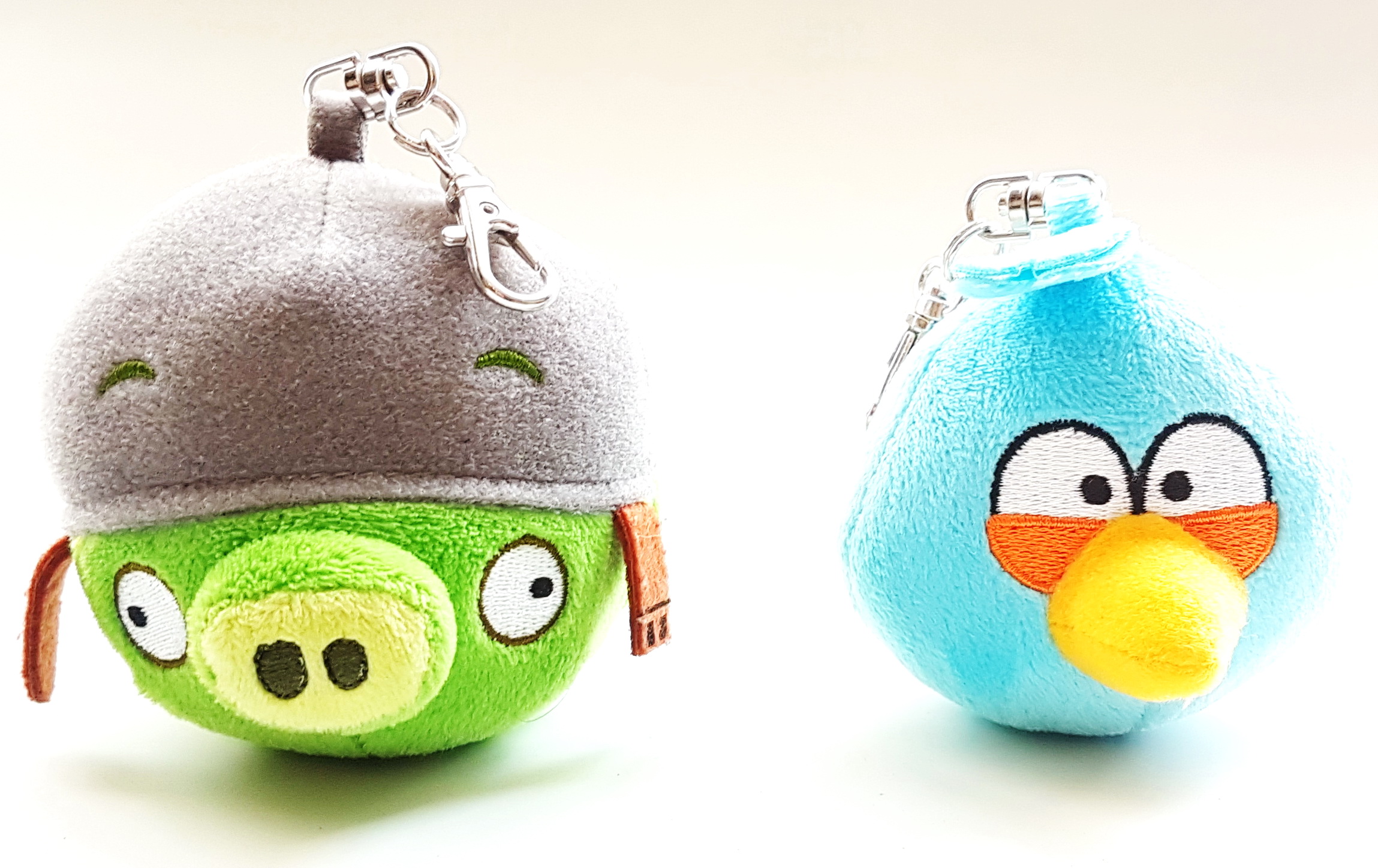 Angry Birds stuffed animals charms breloque Figure lot of 2 | Inspire ...