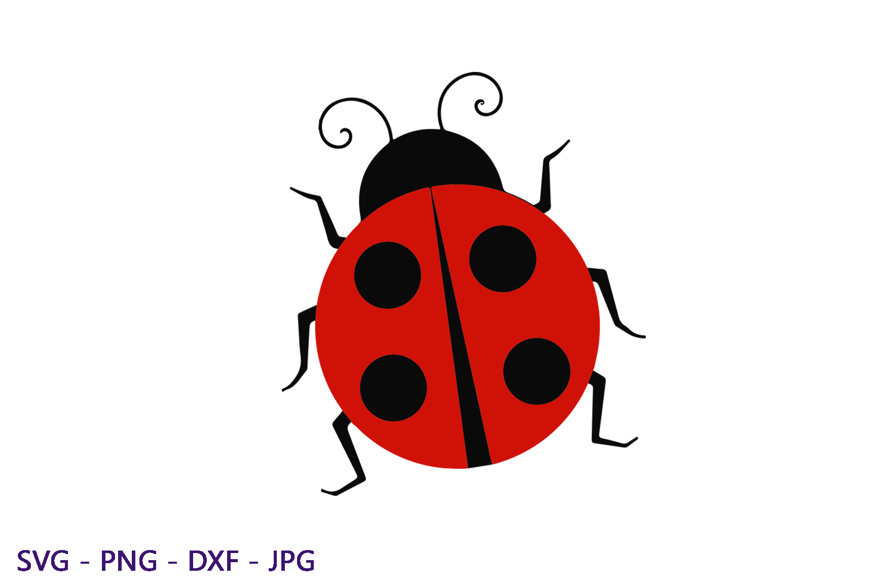 Ladybug Svg, Digital Download for and Silhouette, Insect Svg | Inspire ...