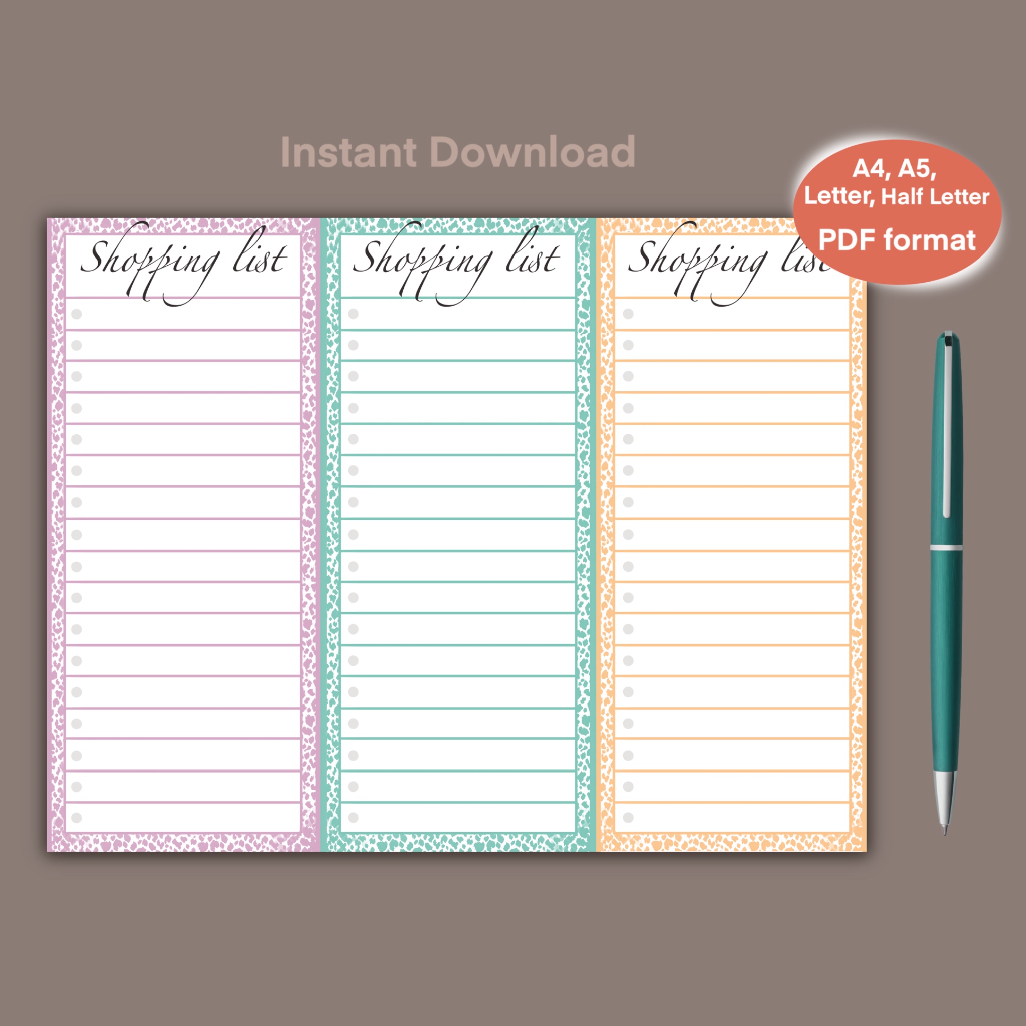 Shopping list, shopping lists, shopping list template, shopp | Inspire ...