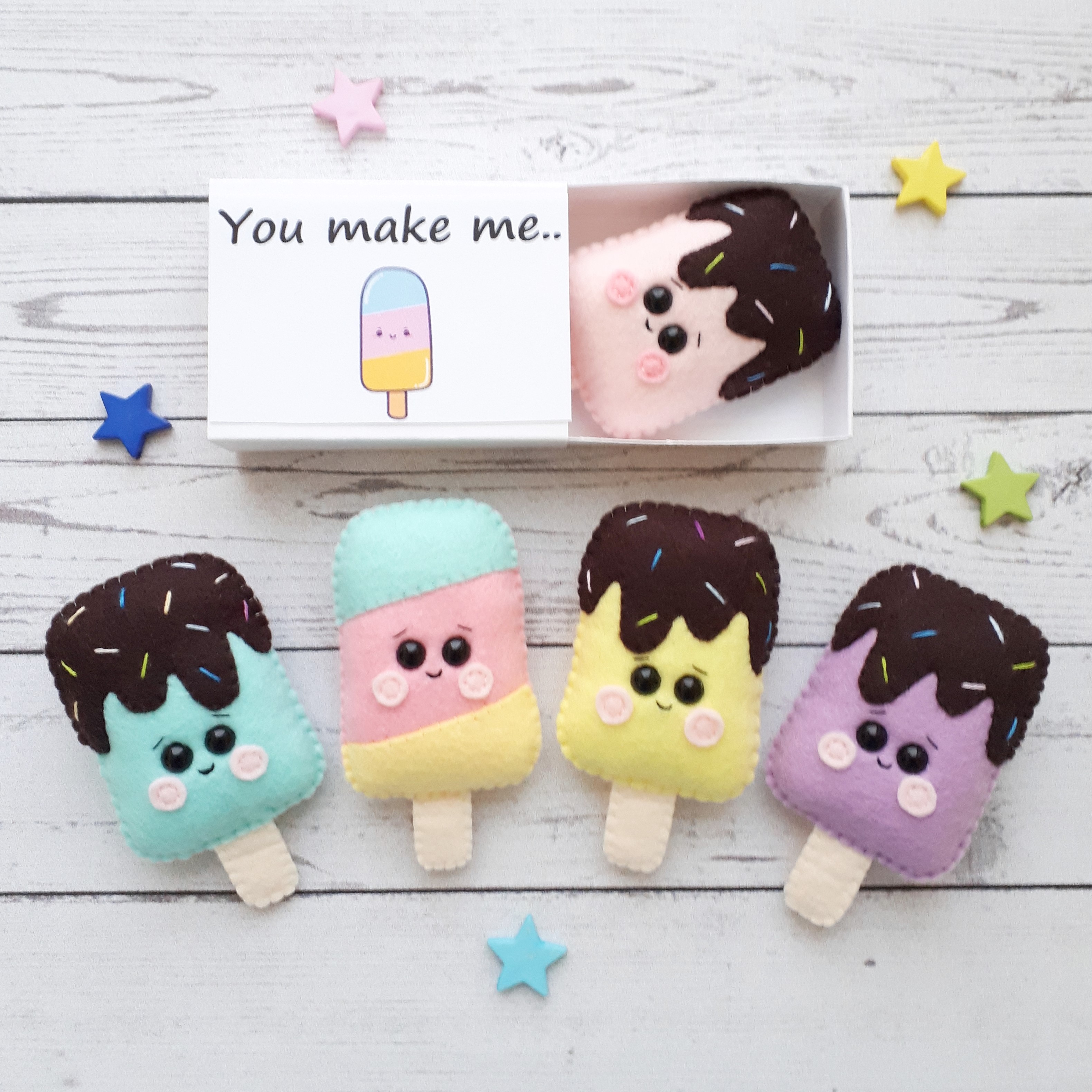 Fake ice cream, Pocket hug in a box, I love my girlfriend, V | Inspire ...