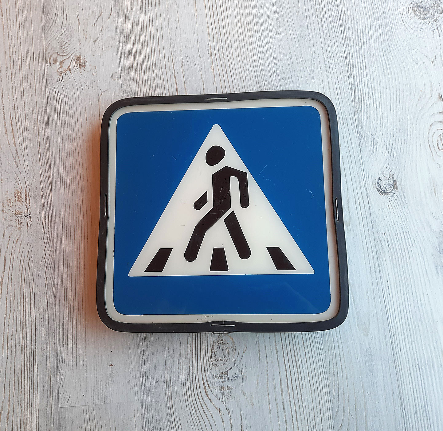 Soviet vintage street traffic road sign Pedestrian Crossing | Inspire ...