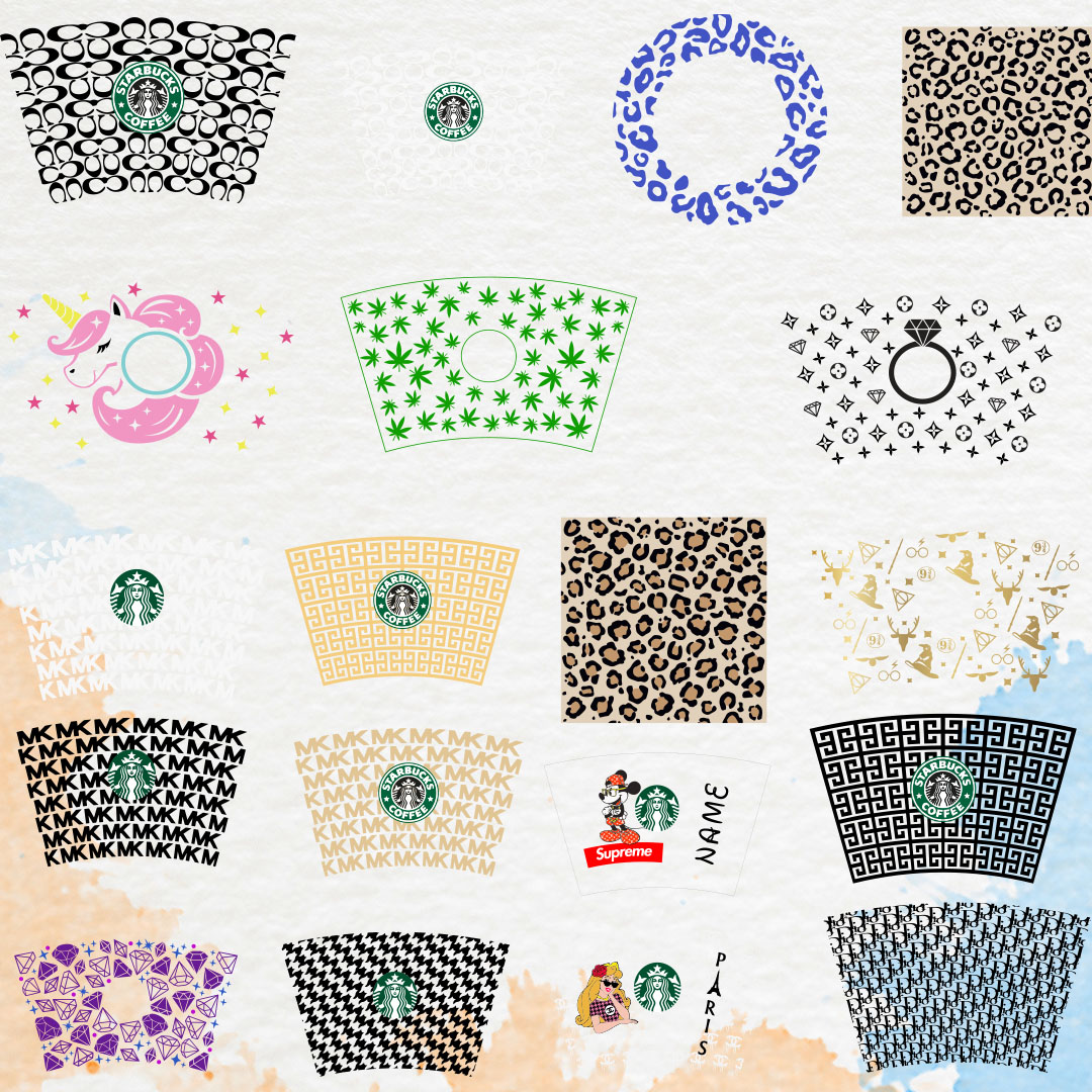 Starbucks svg, Starbucks bundle svg, Starbucks cup wrap bunl | Inspire ...