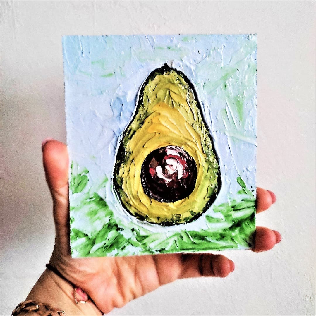 Artwork for kitchen walls, Small painting, Textured wall art - Inspire ...