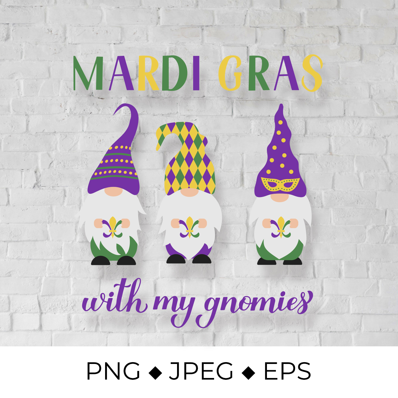Mardi Gras with my Gnomies. Mardi Gras gnomes. | Inspire Uplift