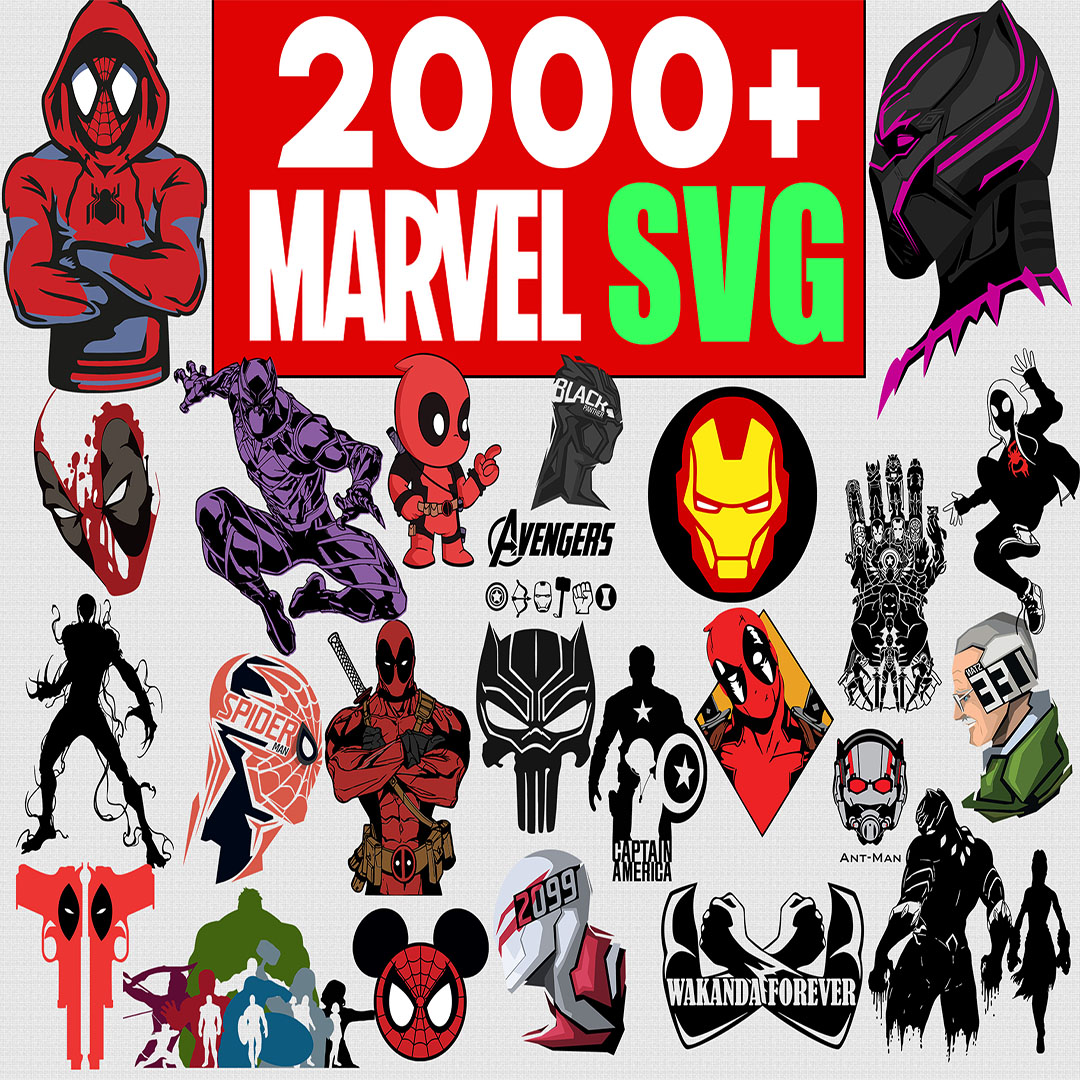 2000 Avengers Svg Bundle, Avengers Svg, Cricut, Cut Files, L | Inspire ...