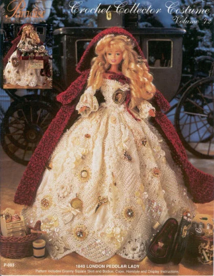 PDF Vintage Crochet Pattern / Crochet dress for Barbie dolls | Inspire ...