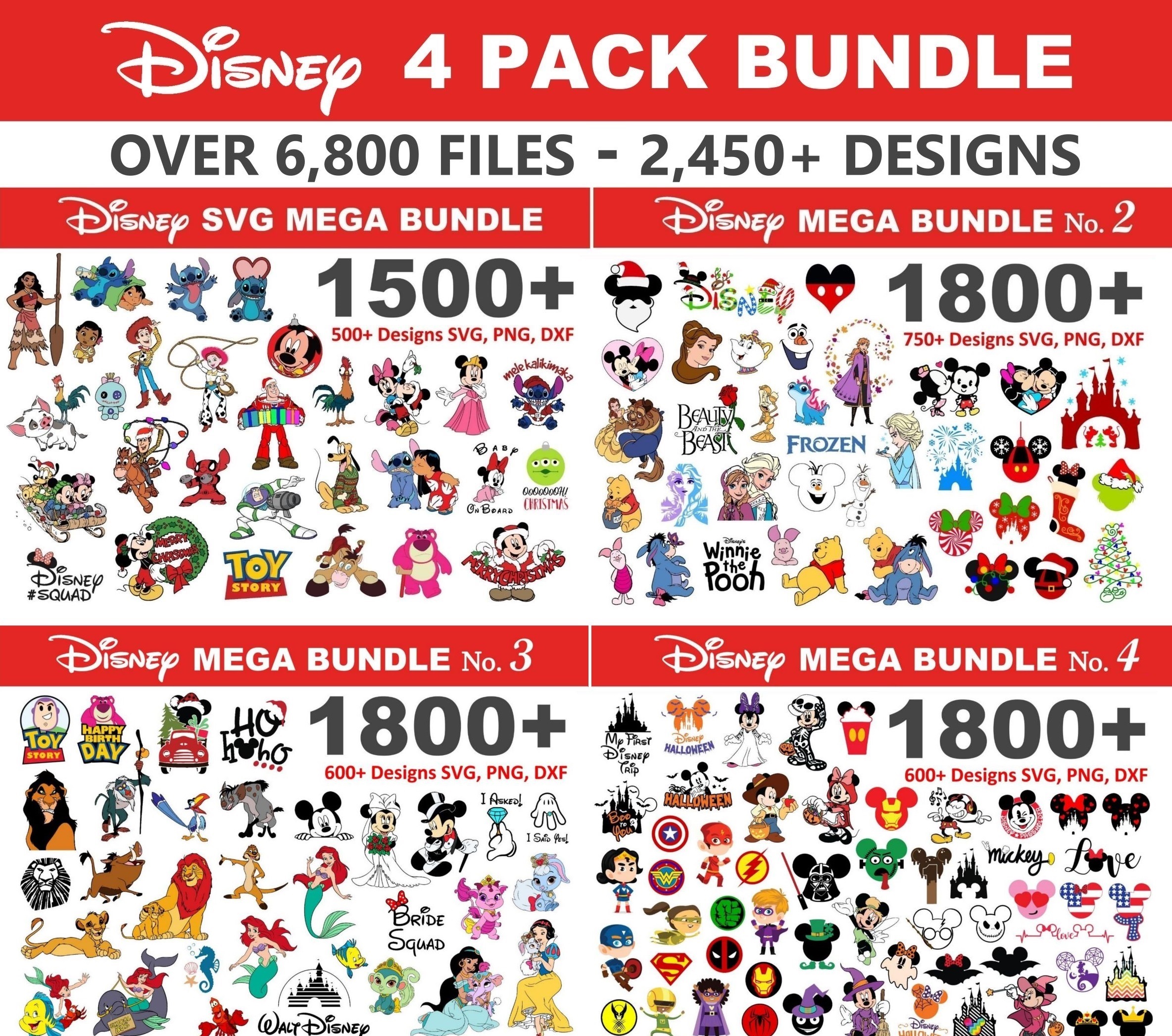 6800 Disney 4 PACK Bundle | Inspire Uplift