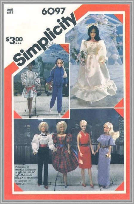 Digital - Vintage Barbie Sewing Pattern - Wardrobe Clothes f | Inspire ...