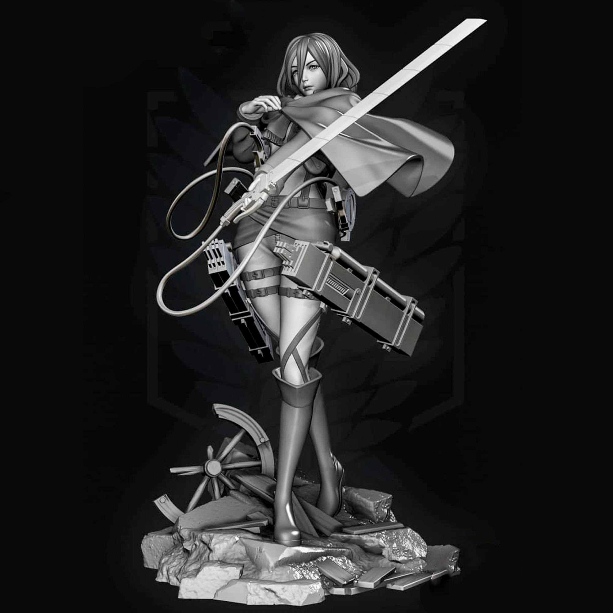 3D model fo 3D print Anime Character STL FIle - Inspire Uplift