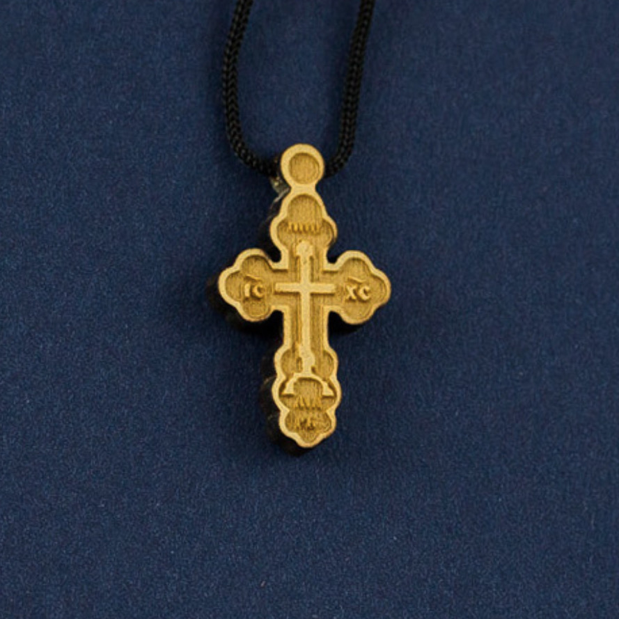 Wooden cross made of boxwood, No. 13, in the form of a Shamr - Inspire ...
