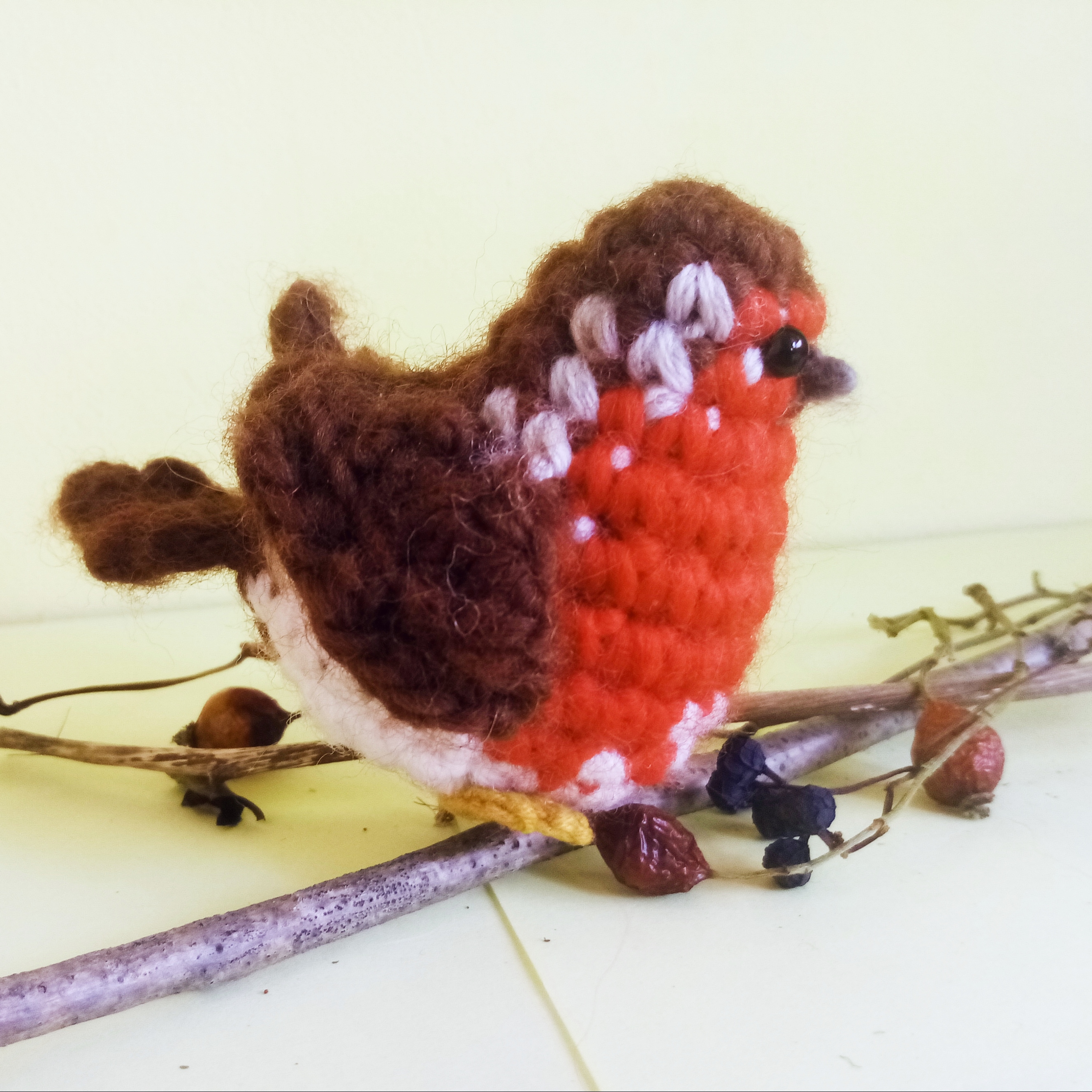 European Robin. Crochet pattern | Inspire Uplift
