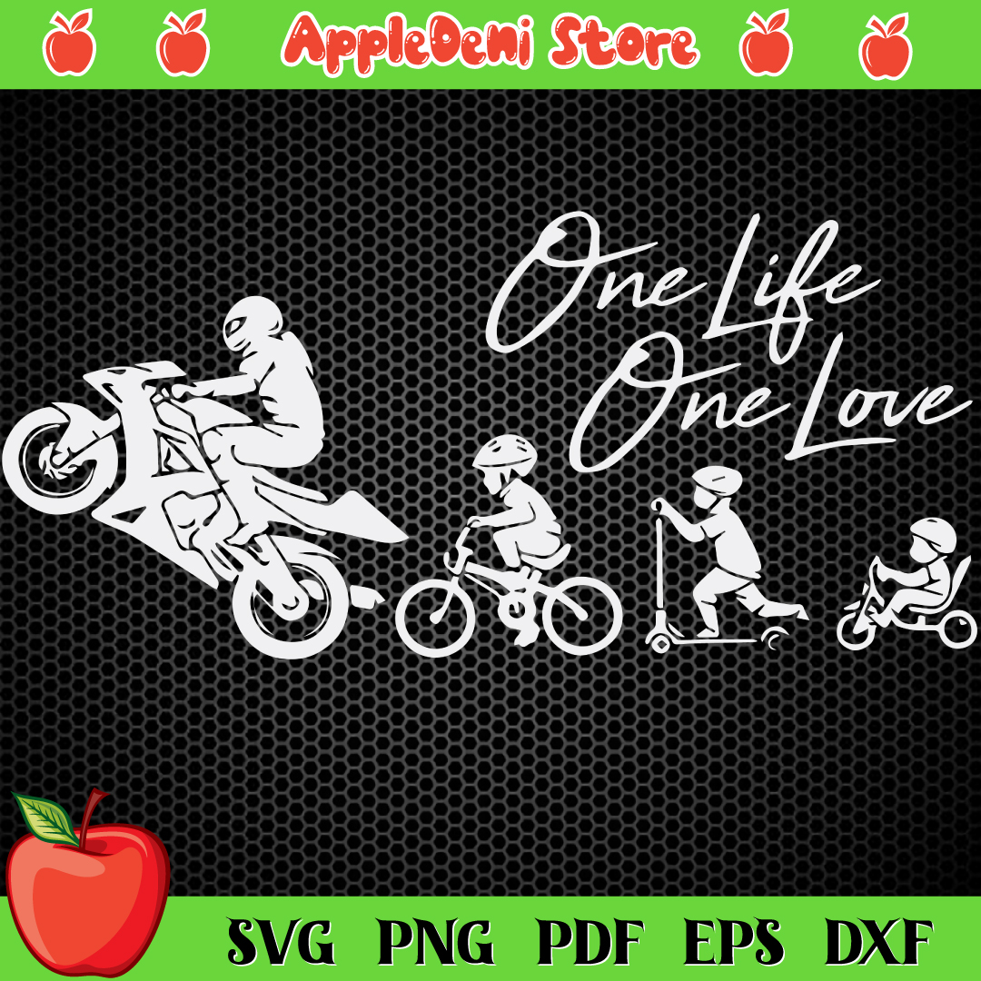 One Life One Love Svg Trending Svg, Motorcycle Svg, Biker Sv - Inspire ...