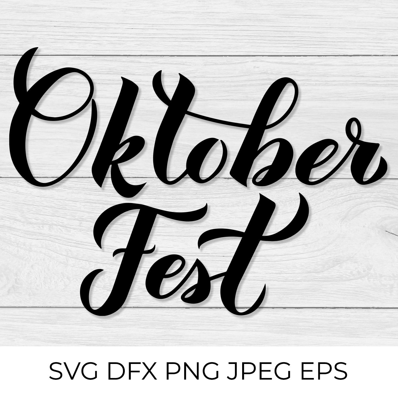 Oktoberfest calligraphy lettering SVG. German beer festival. | Inspire ...