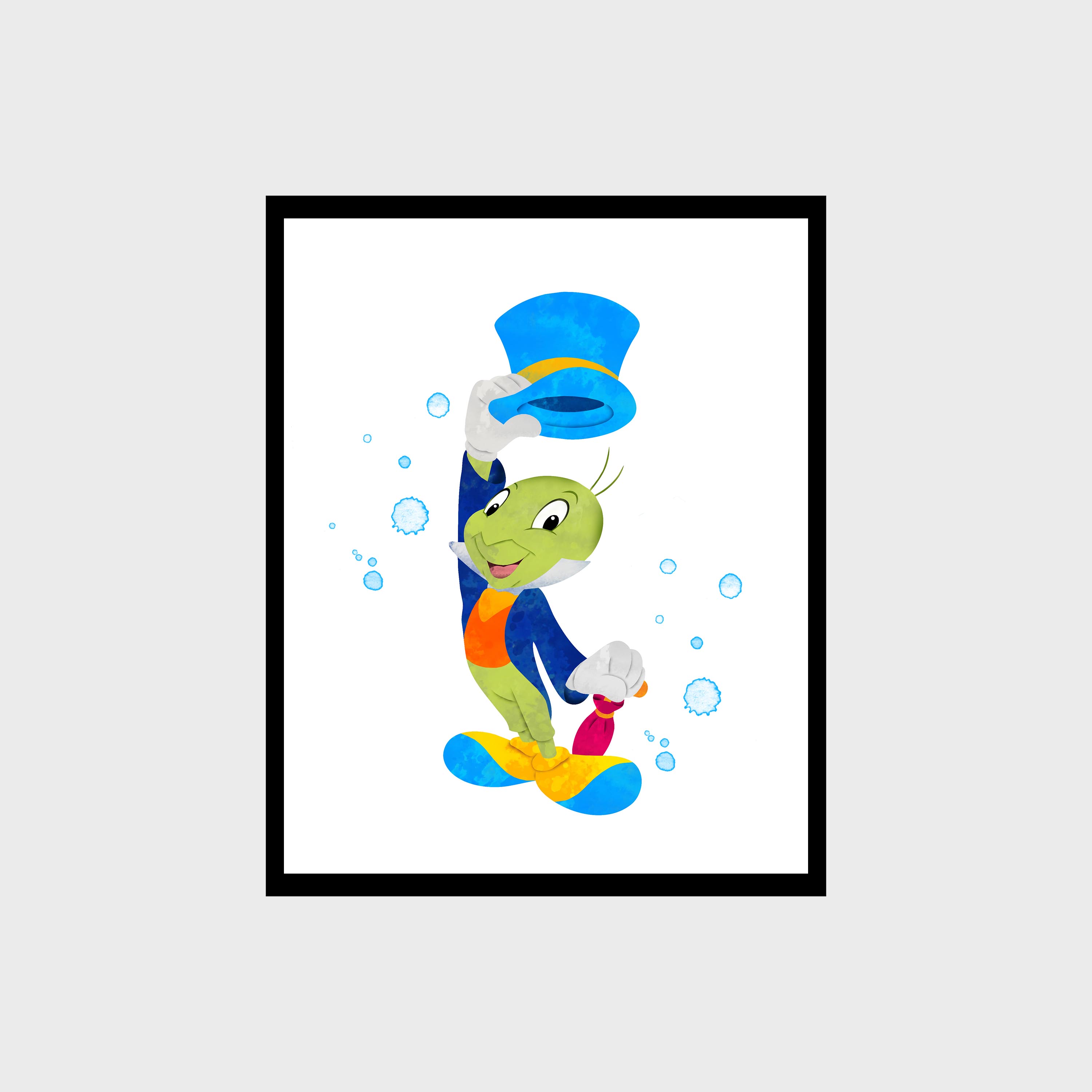 Pinocchio Disney Art Print Digital Files decor nursery room | Inspire ...