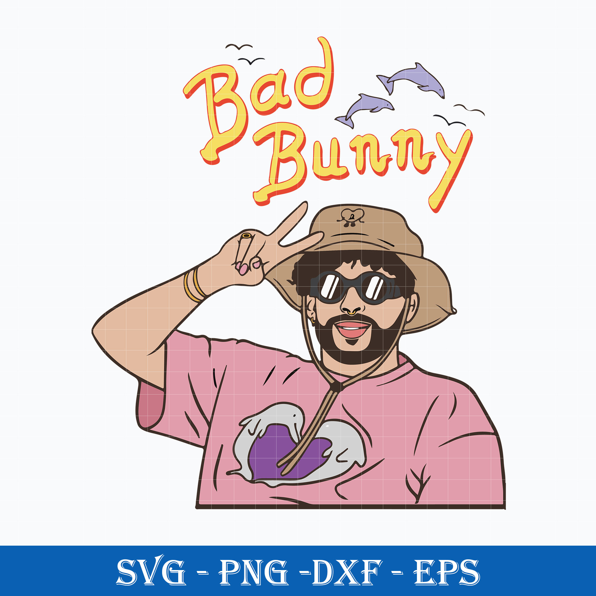 Bad Bunny SVG, Bunny Cute SVG, Un Verano Sin Ti SVG | Inspire Uplift