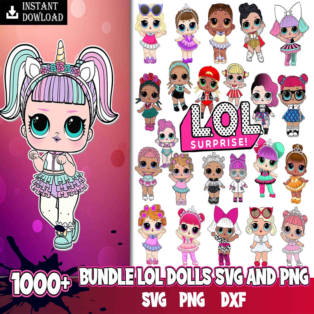 1000 MEGA Baby Svg PNG Bundle, Layered lol dollz Baby Svg, c | Inspire ...