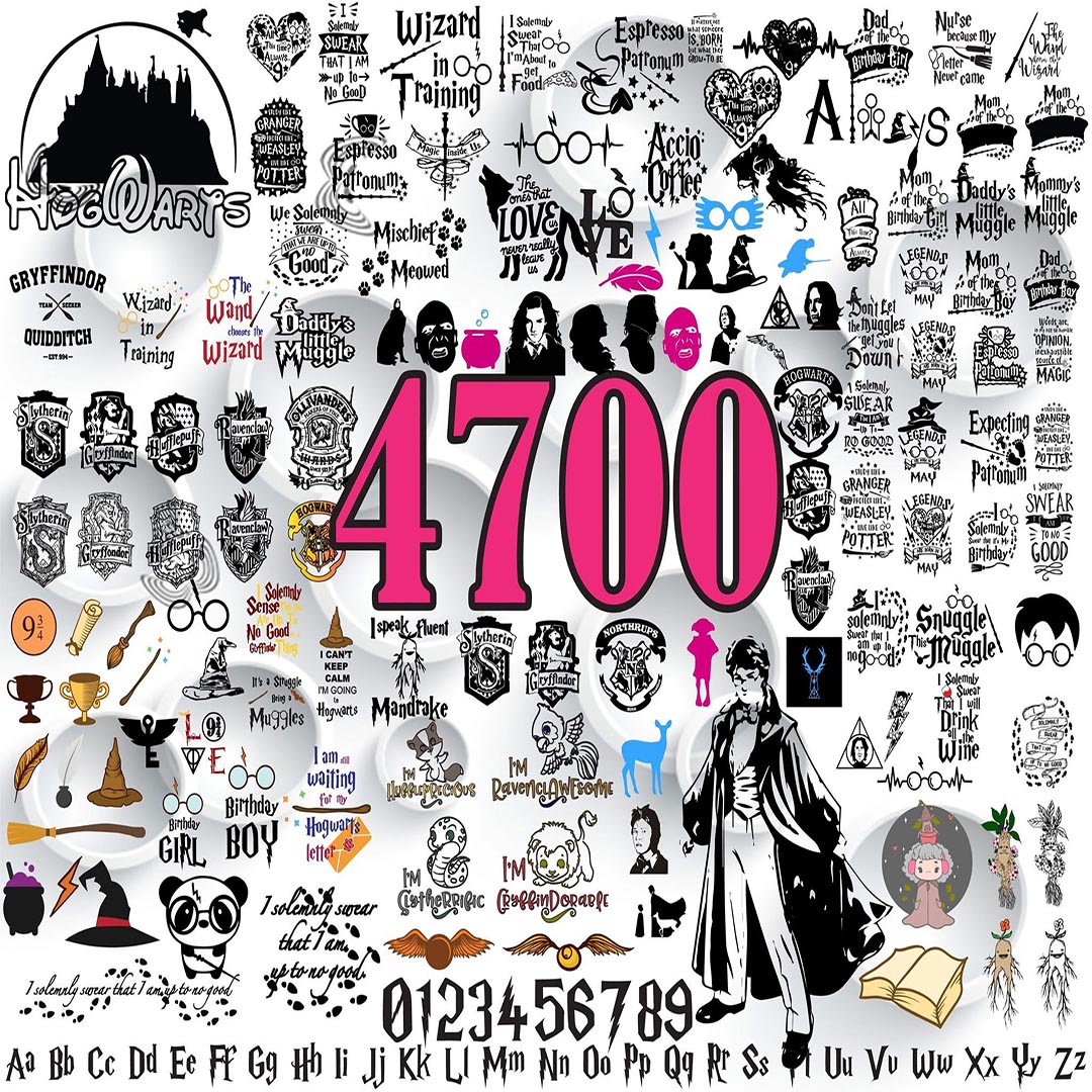 New Bundle Harry Potter Svg,Harry Potter Svg, Mega Bundle Ha | Inspire ...